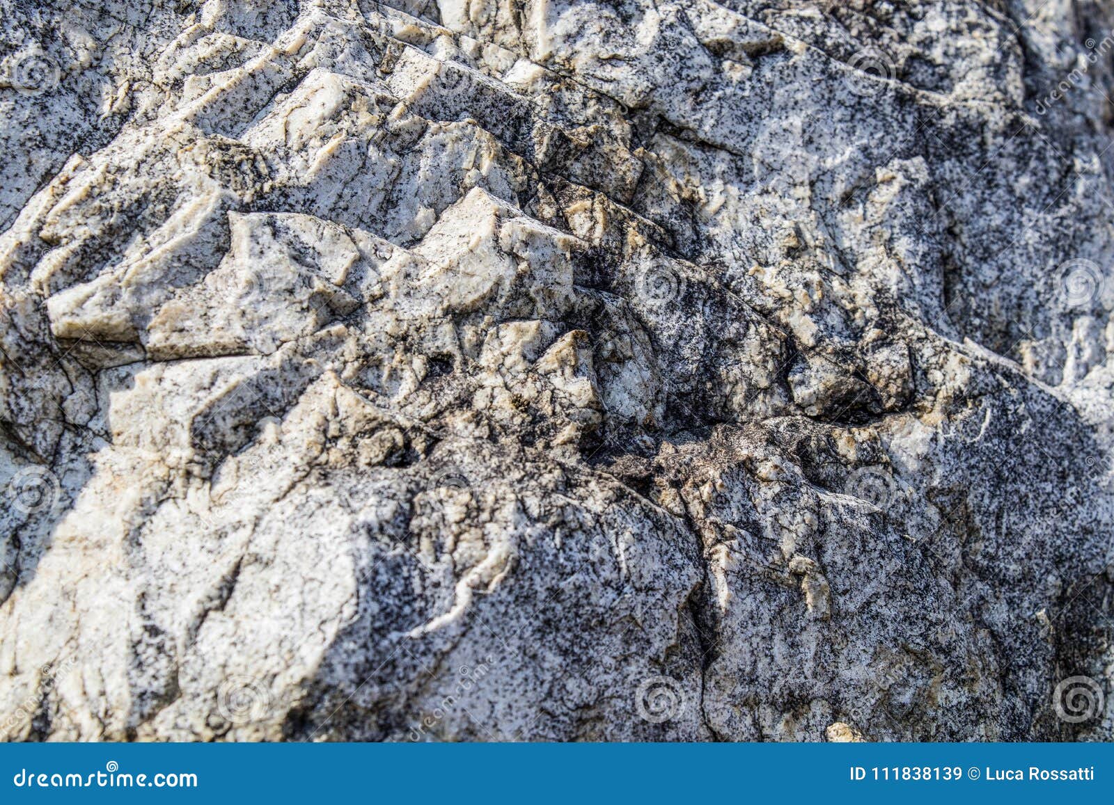 White Rock with Blue Shadows Background Composition Stock Image - Image ...