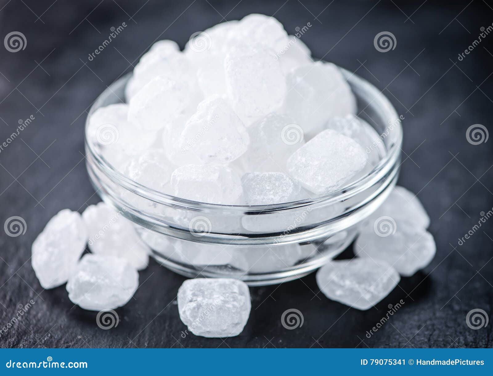 White Rock Candy on a Slate Slab Stock Image - Image of sweet ...