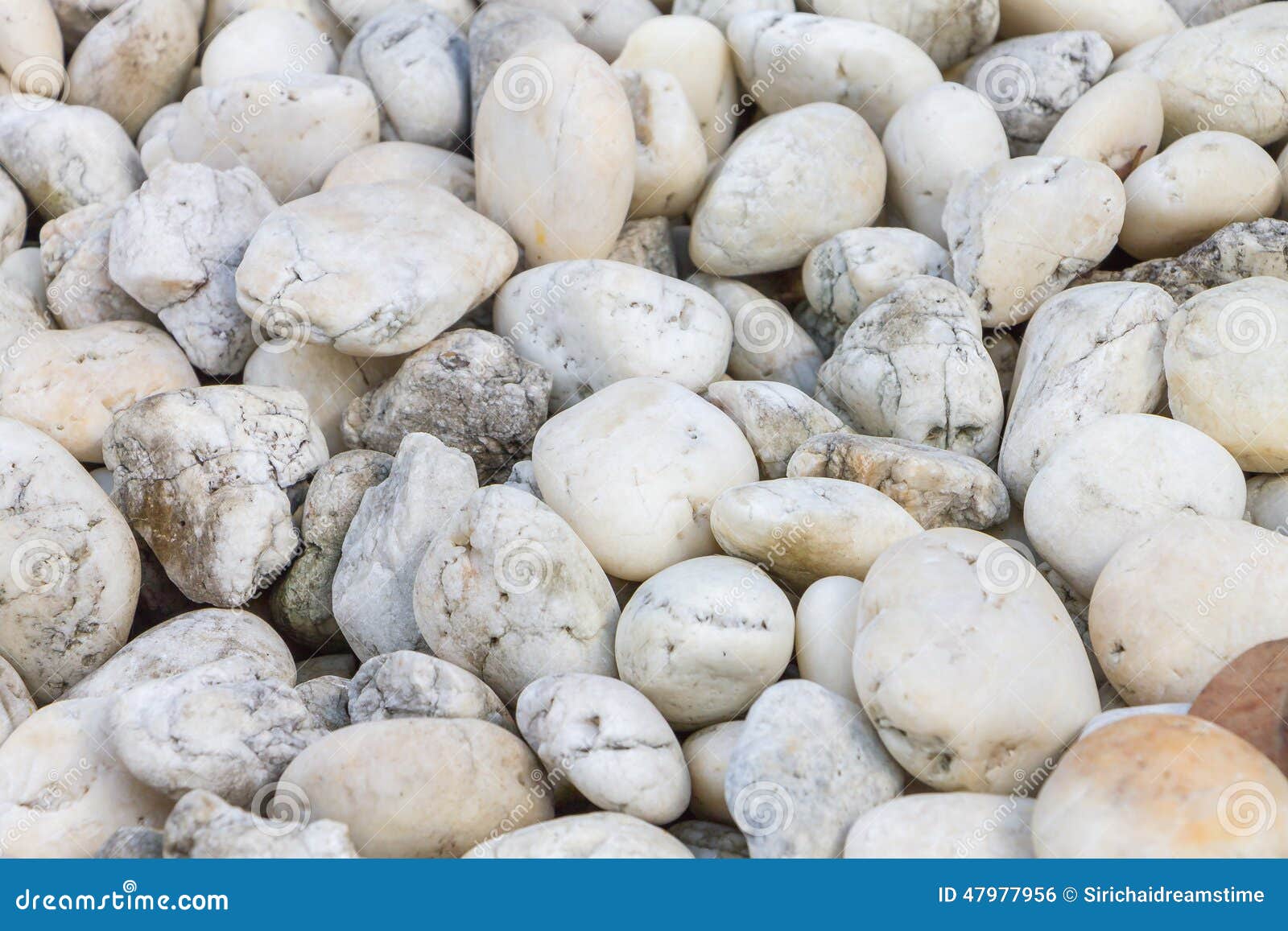 White Rock Pebbles Background Stock Photo - Image of material, white ...