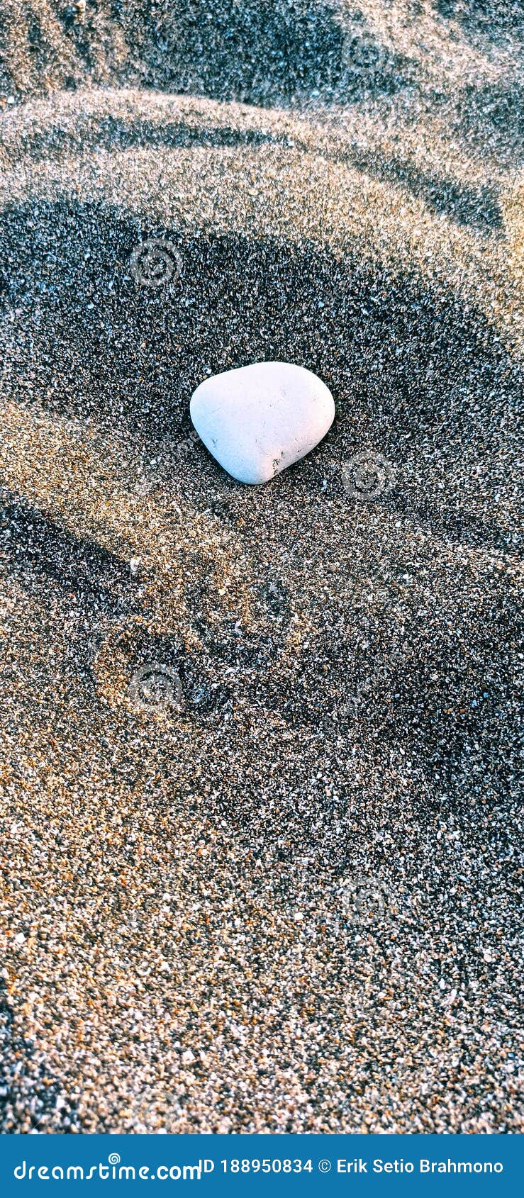 White rock on a sand stock photo. Image of beach, bali - 188950834