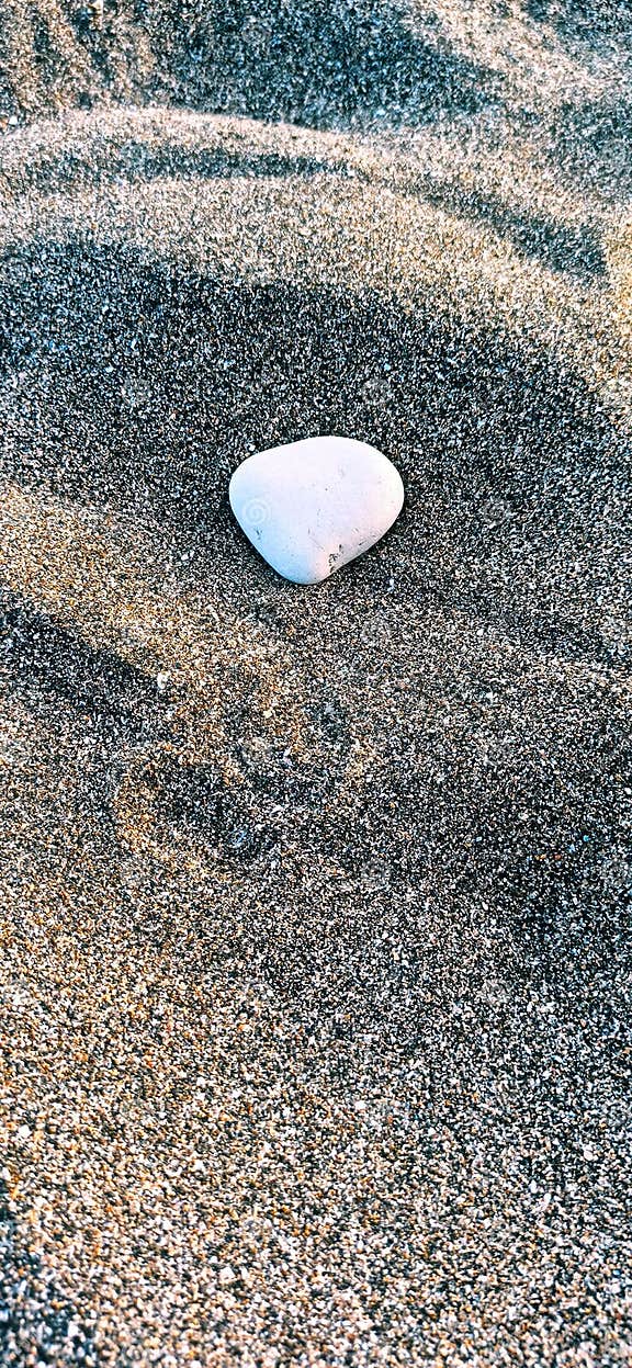 White rock on a sand stock photo. Image of beach, bali - 188950834