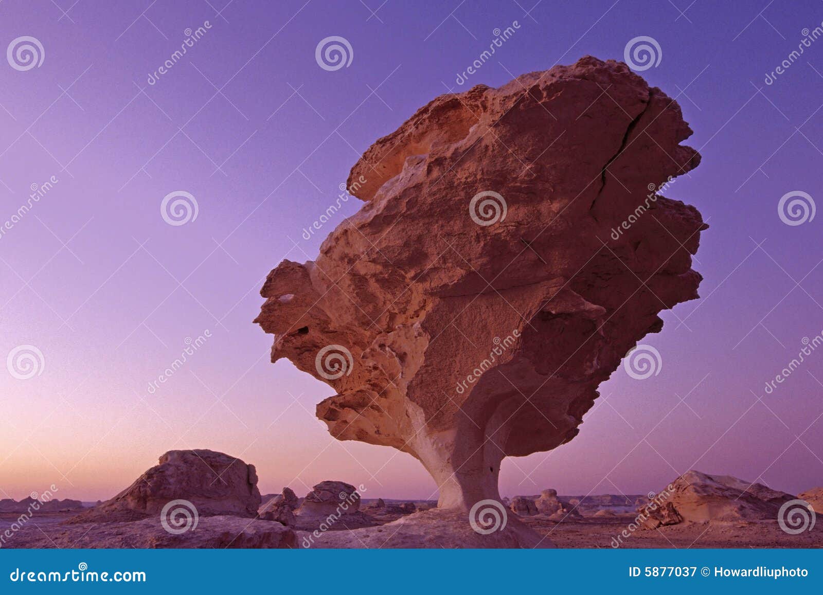 White rock in Sunrise stock image. Image of sand, bahariya - 5877037