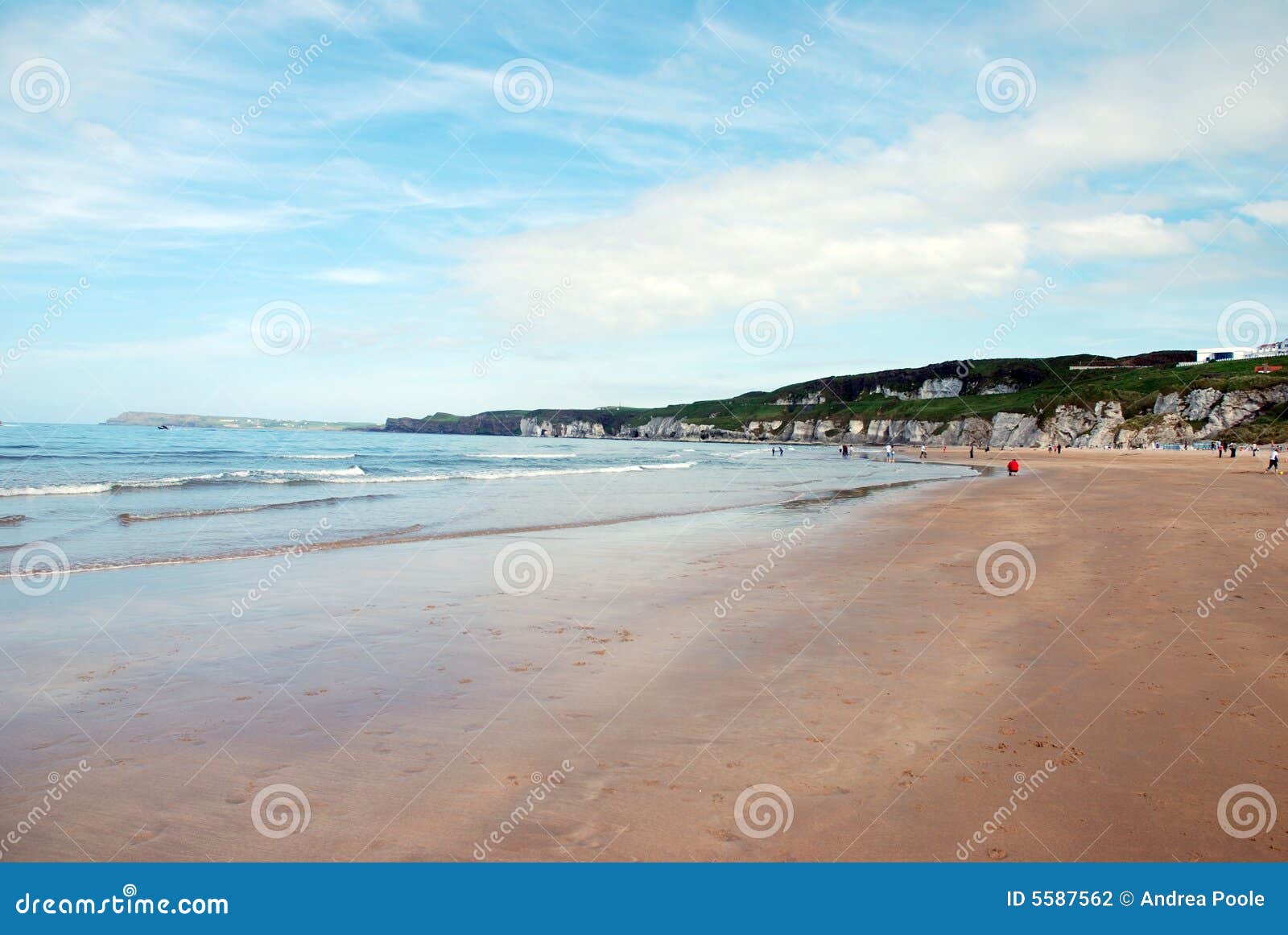 White Rocks Beach stock photo. Image of expanse, ireland - 5587562
