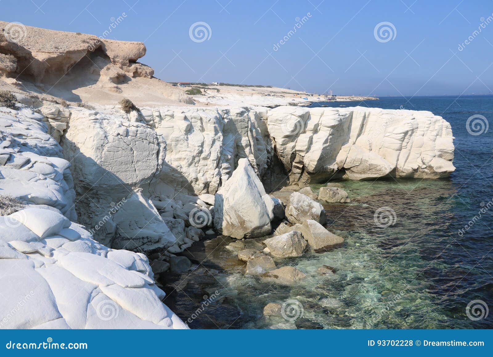 White Rocks in Beautiful Cyprus Stock Photo - Image of cyprus, nature ...