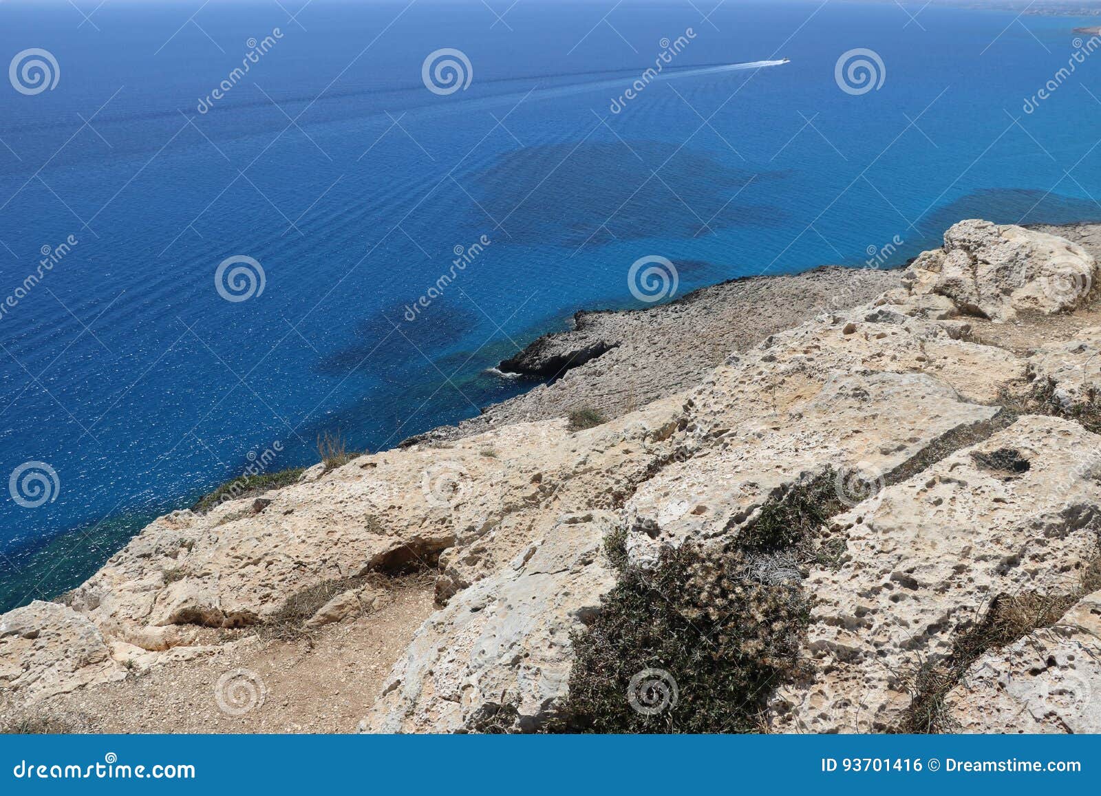 White Rocks in Beautiful Cyprus Stock Photo - Image of cyprus, natural ...