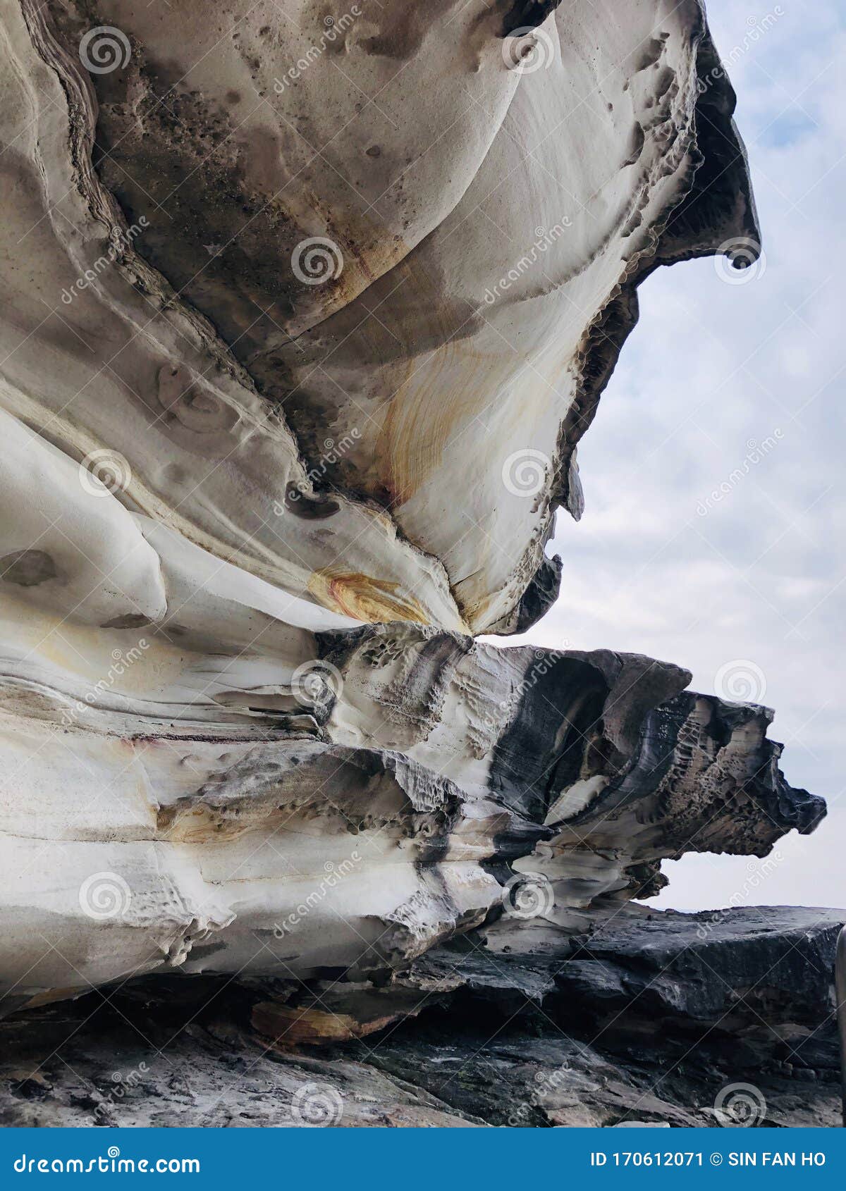 Rocks of Bondi Beach stock image. Image of beach, australia - 170612071