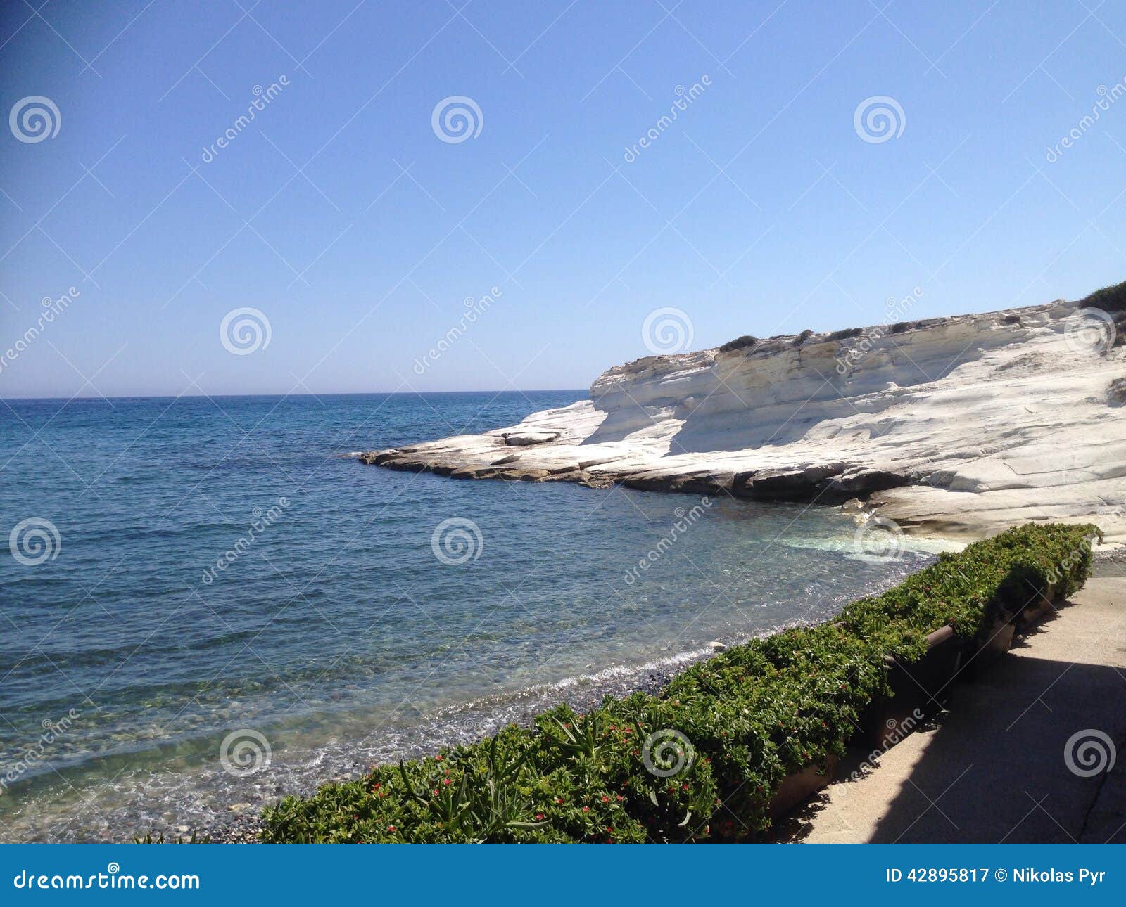 White rocks in the sea stock image. Image of beach, white - 42895817