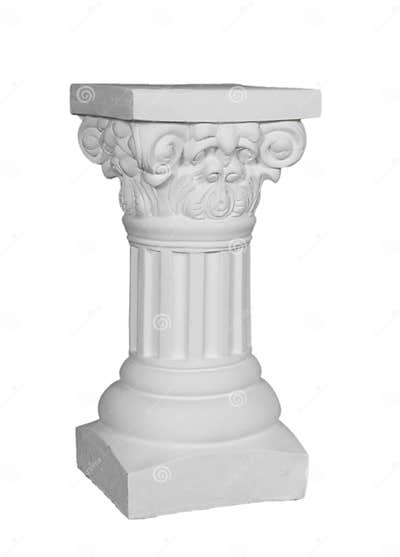 White Roman Pillar stock photo. Image of studio, prop, photographer ...