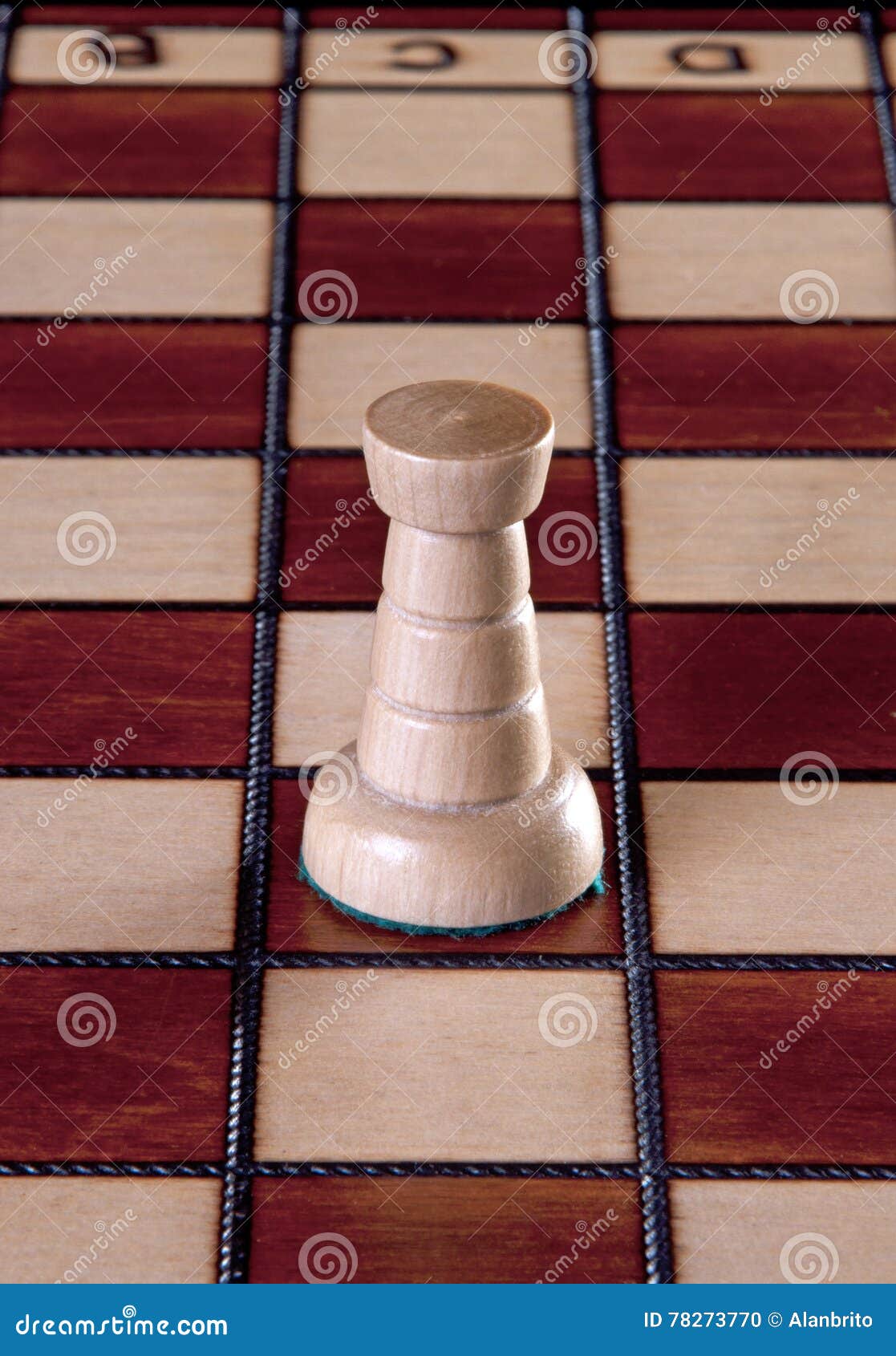 White Rook On A Chess Board Stock Photography | CartoonDealer.com ...