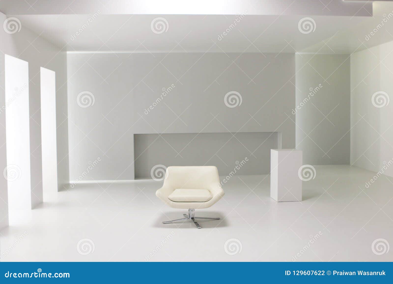A White Room Setup in Studio Stock Photo - Image of frame, empty: 129607622