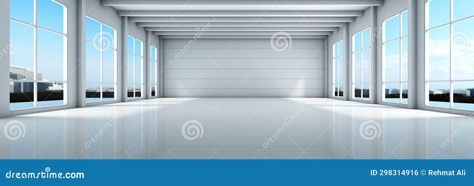 White Room and Studio Interior View Abstract Background_ Stock Photo ...