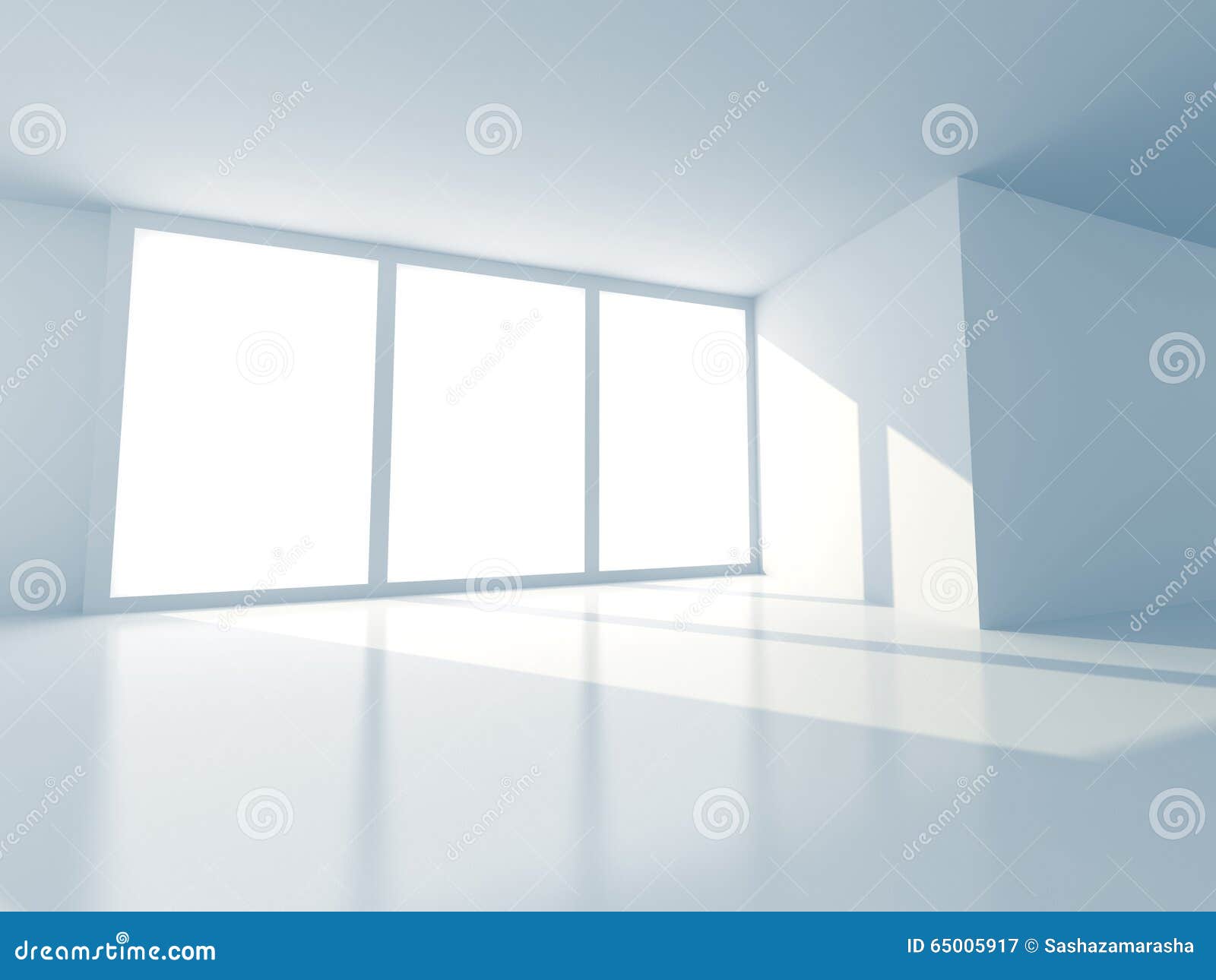 White Room with Window Light. Abstract Interior Background Stock ...