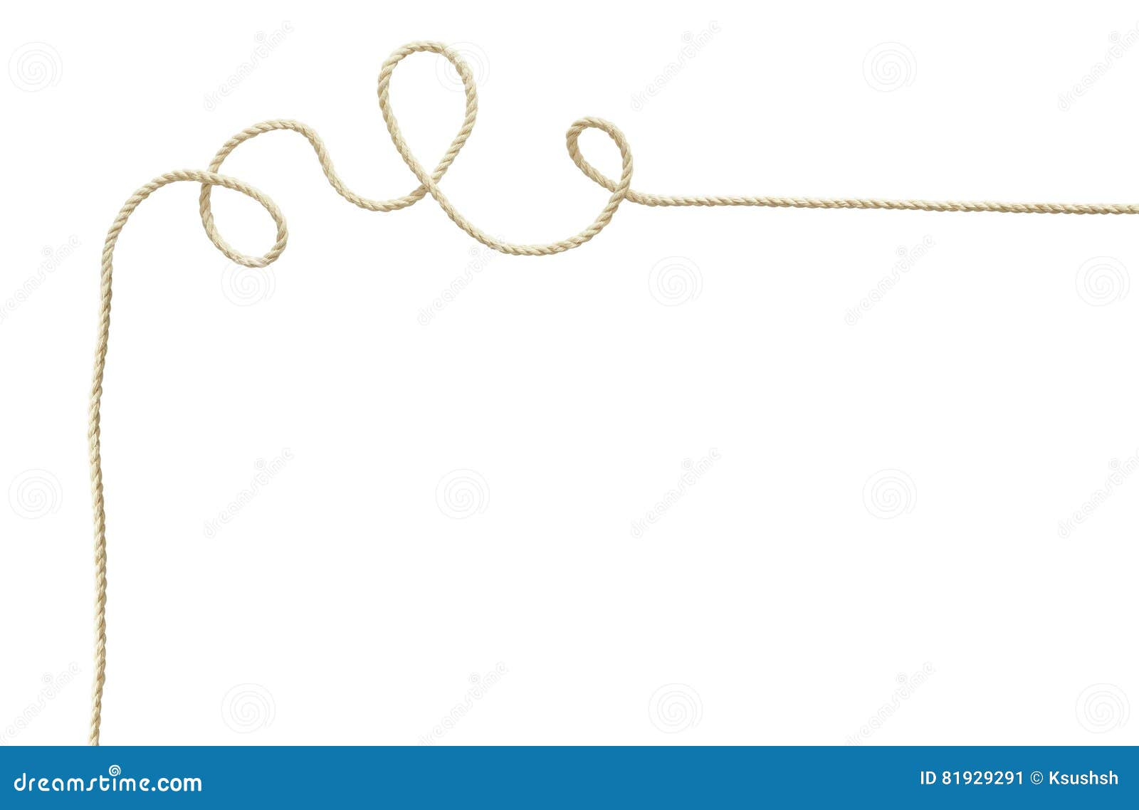 White rope corner stock image. Image of twist, jute, fiber - 81929291