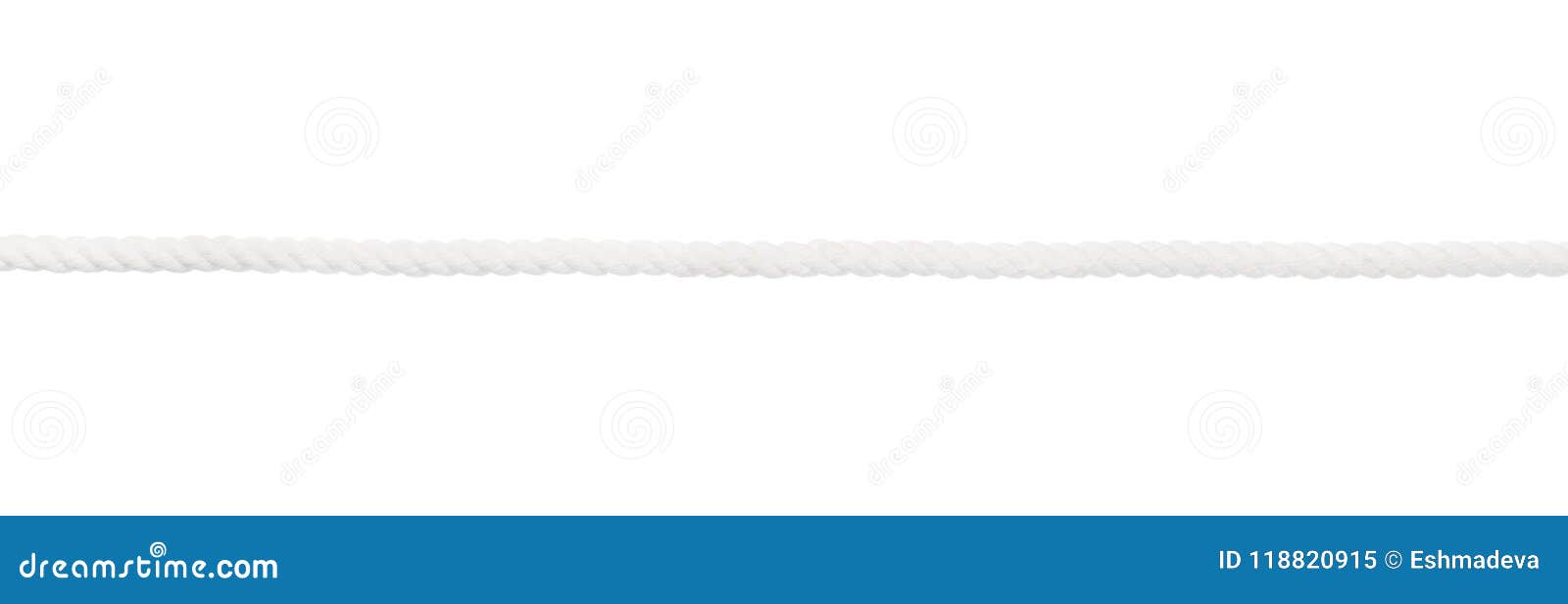 White rope isolated stock image. Image of cord, border - 118820915