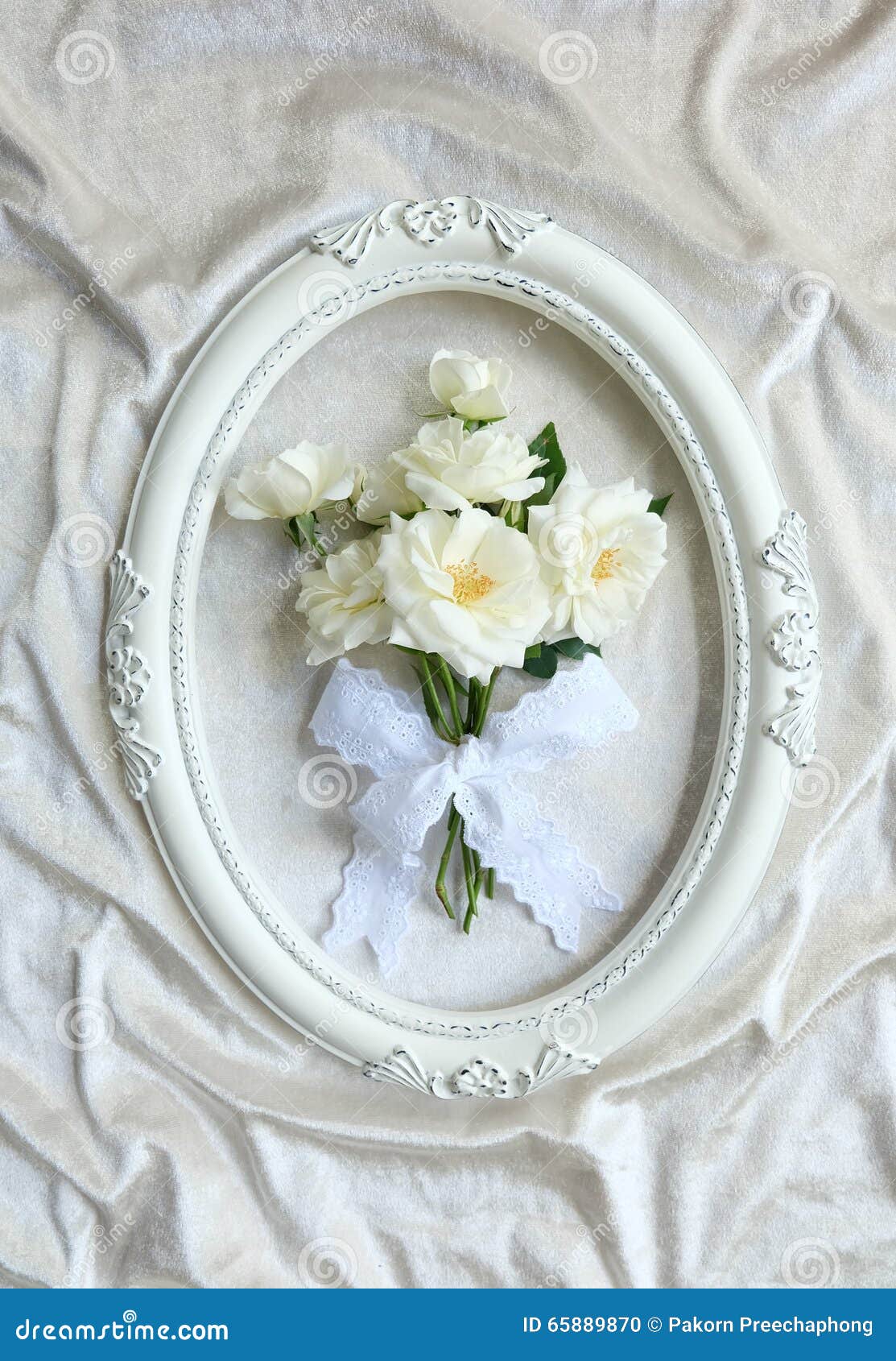 White Roses in Vintage Frames Stock Photo - Image of design, backdrop ...