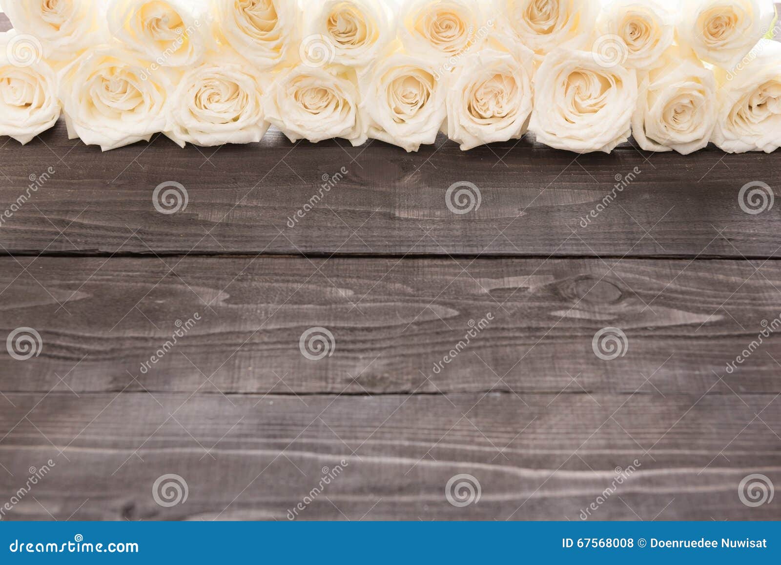 White Roses are on the Wooden Background Stock Photo - Image of ...