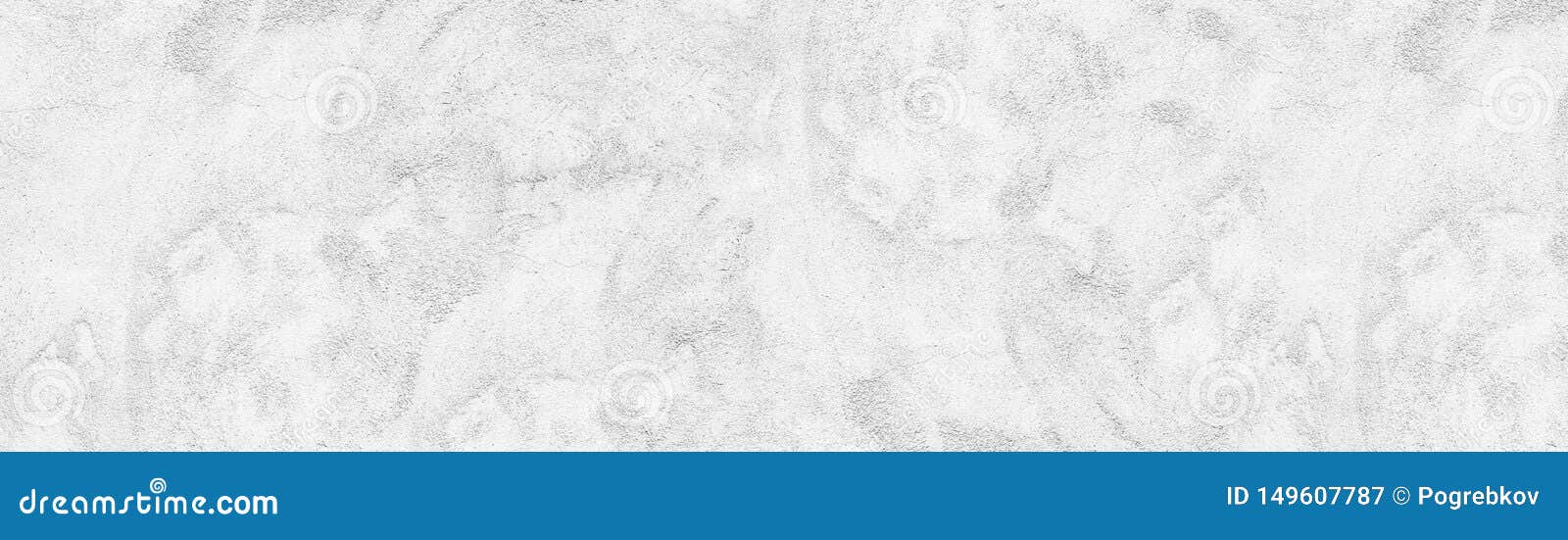 White Rough Concrete Wall Wide Texture. Cement Plaster Surface Panorama ...