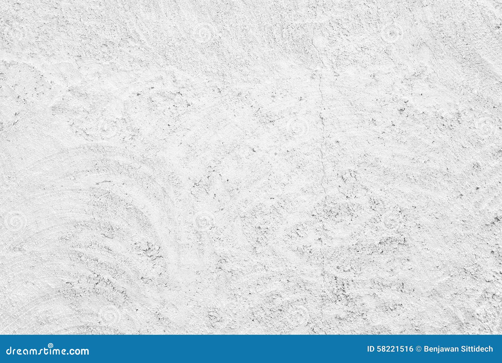White Rough Plaster Wall Texture Stock Photo - Image of cement, detail ...