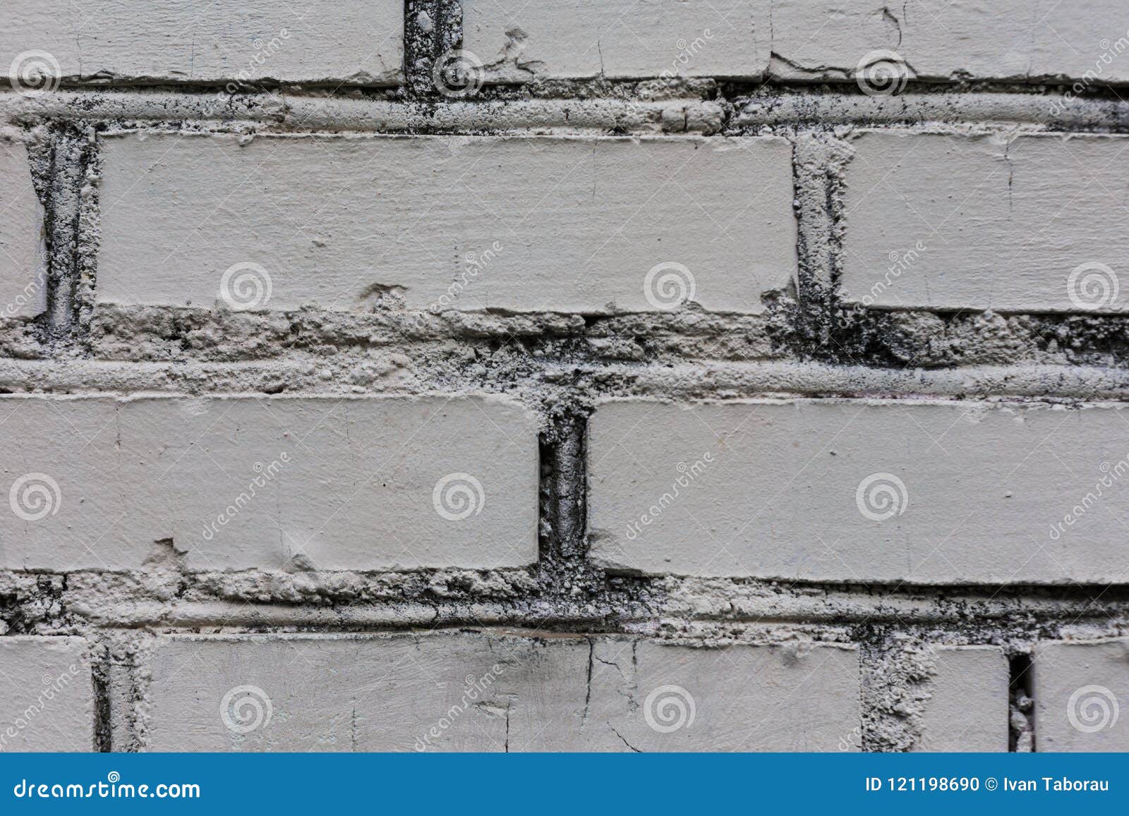 White Rough Stone Bricks Wall Pattern Texture Background Stock Photo ...