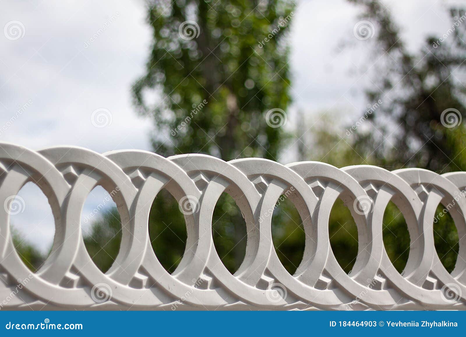 White round brick rings stock image. Image of artificial - 184464903