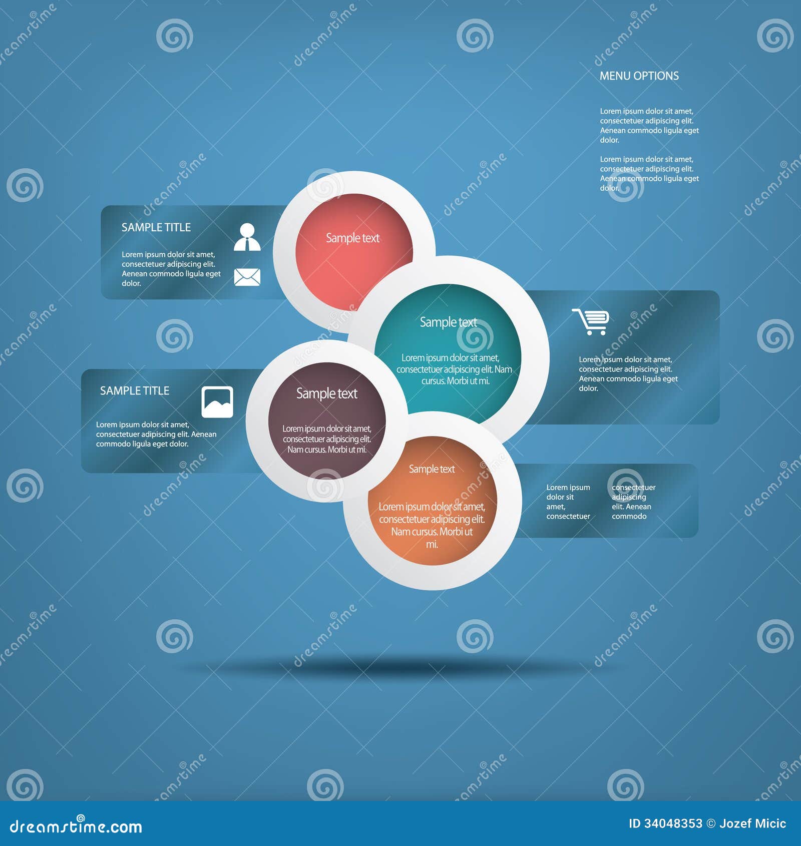 White Round Infographics Layout Stock Illustrations – 3,754 White Round ...