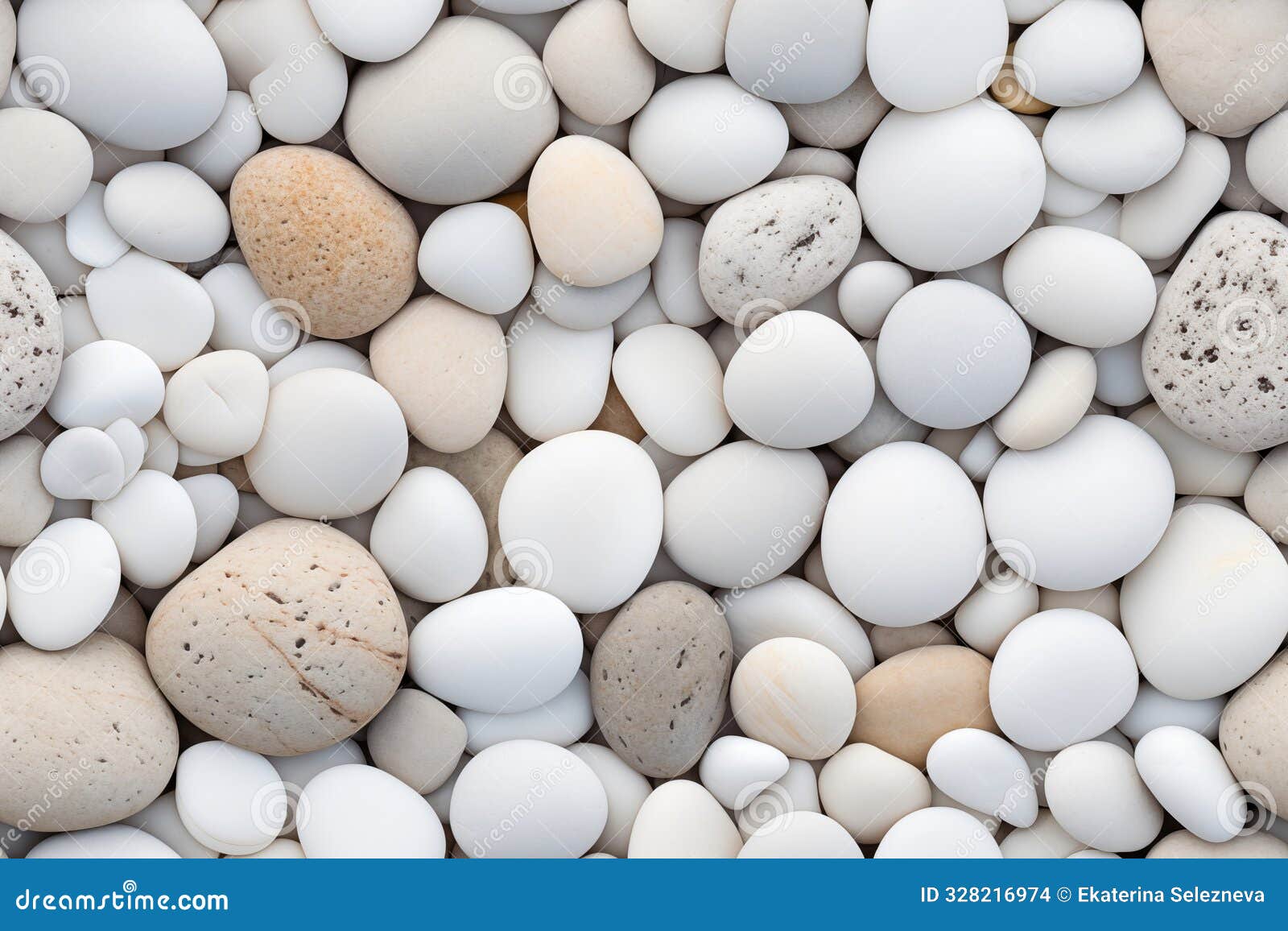 White Round Pebbles, Pebbles. Artificial Intelligence, AI Stock ...