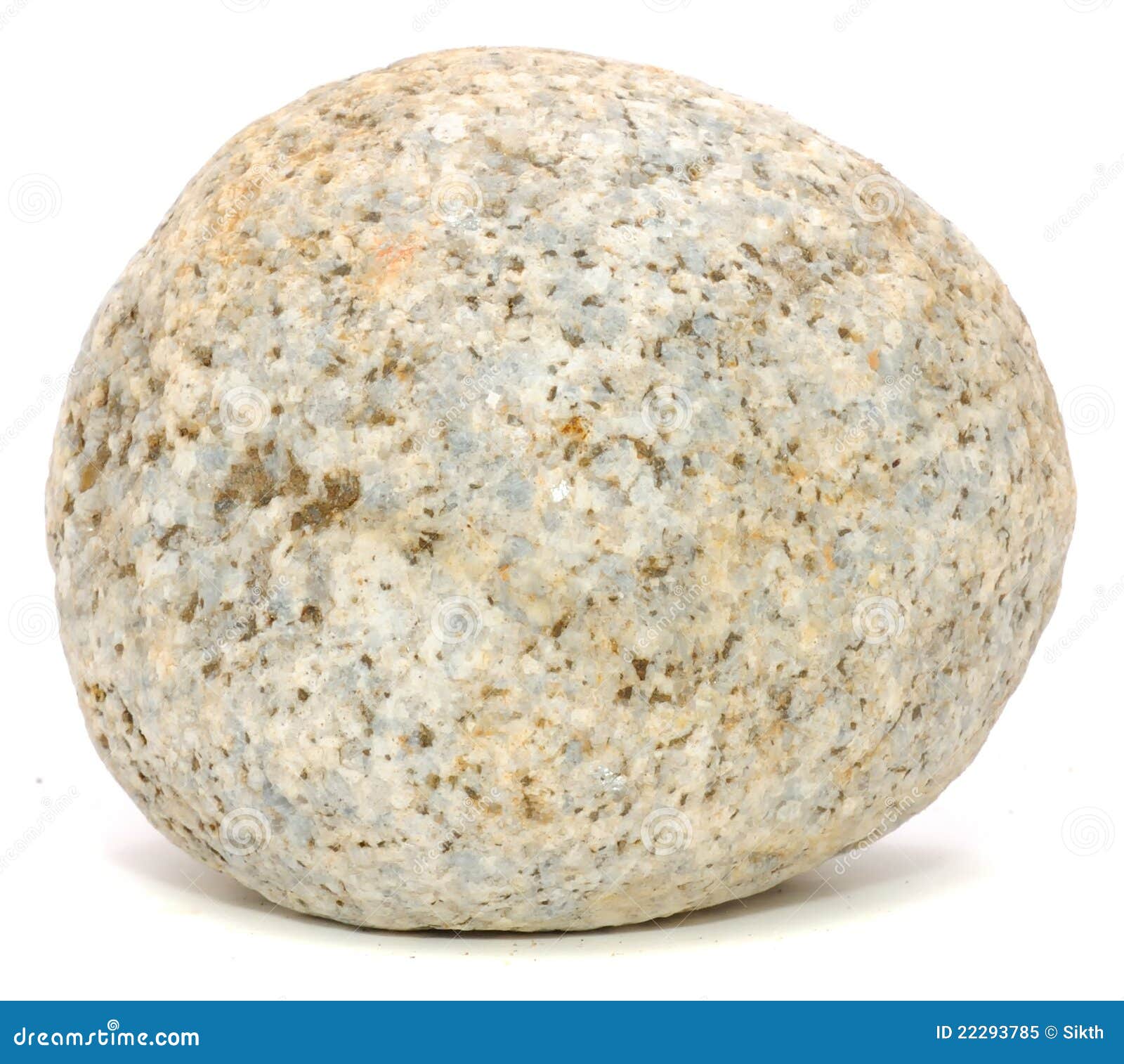 White Round Spotted Granite Stone Stock Image - Image of shape, boulder ...