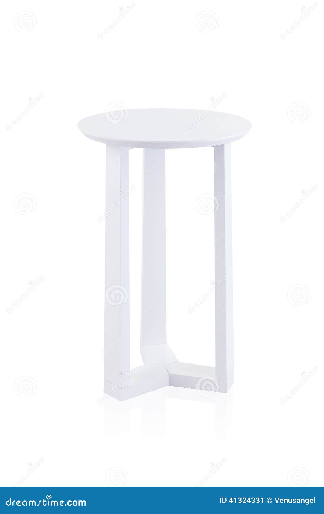 White round table stock image. Image of plank, decoration - 41324331
