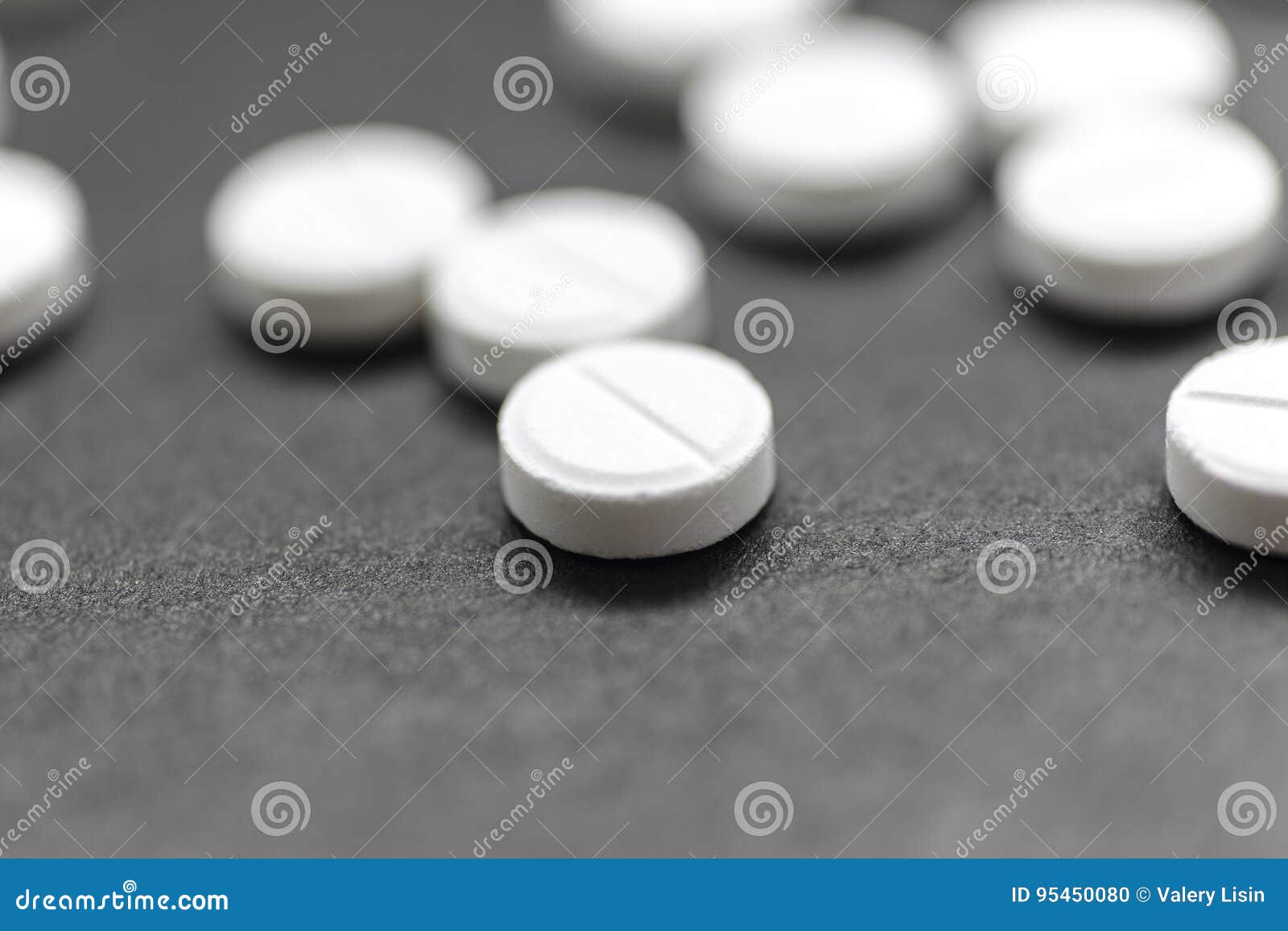 White round tablets stock photo. Image of frame, care - 95450080