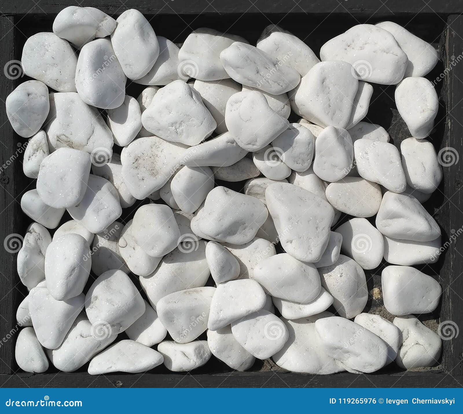 White Rounded Pebble Texture Pattern. Stock Photo - Image of pattern ...
