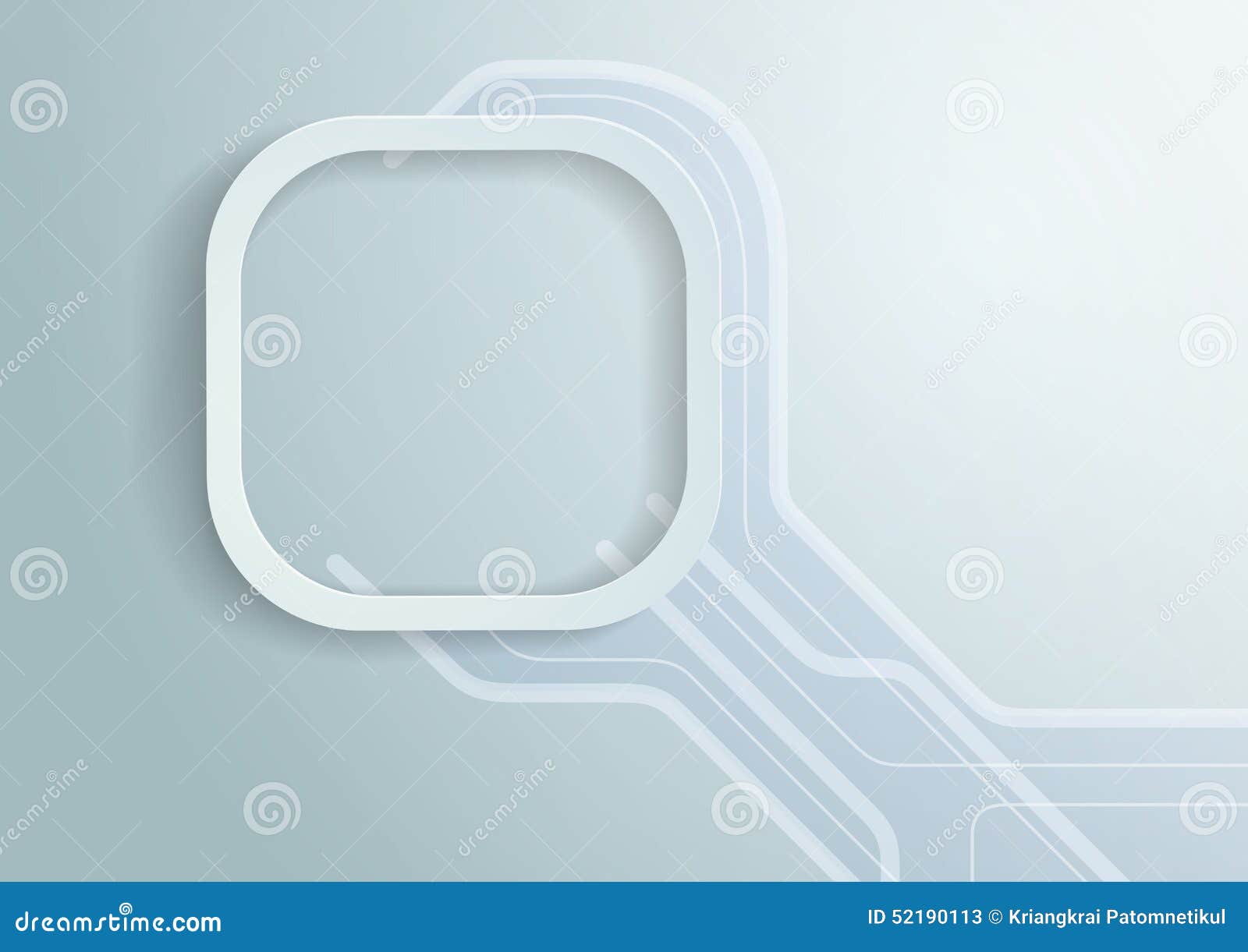 White Rounded Rectangle Background Stock Vector - Illustration of ...