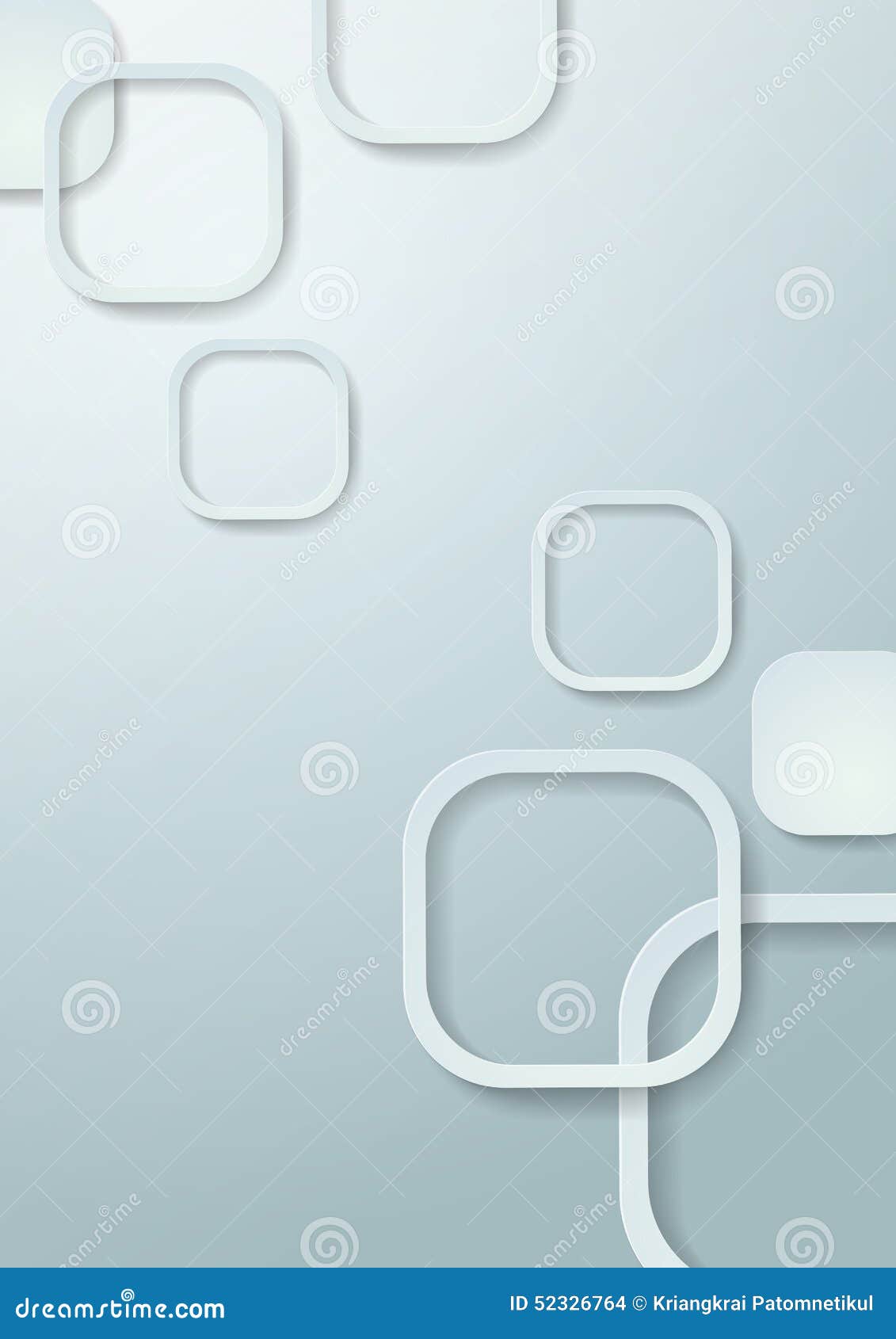 White Rounded Rectangles Background Stock Vector - Illustration of ...