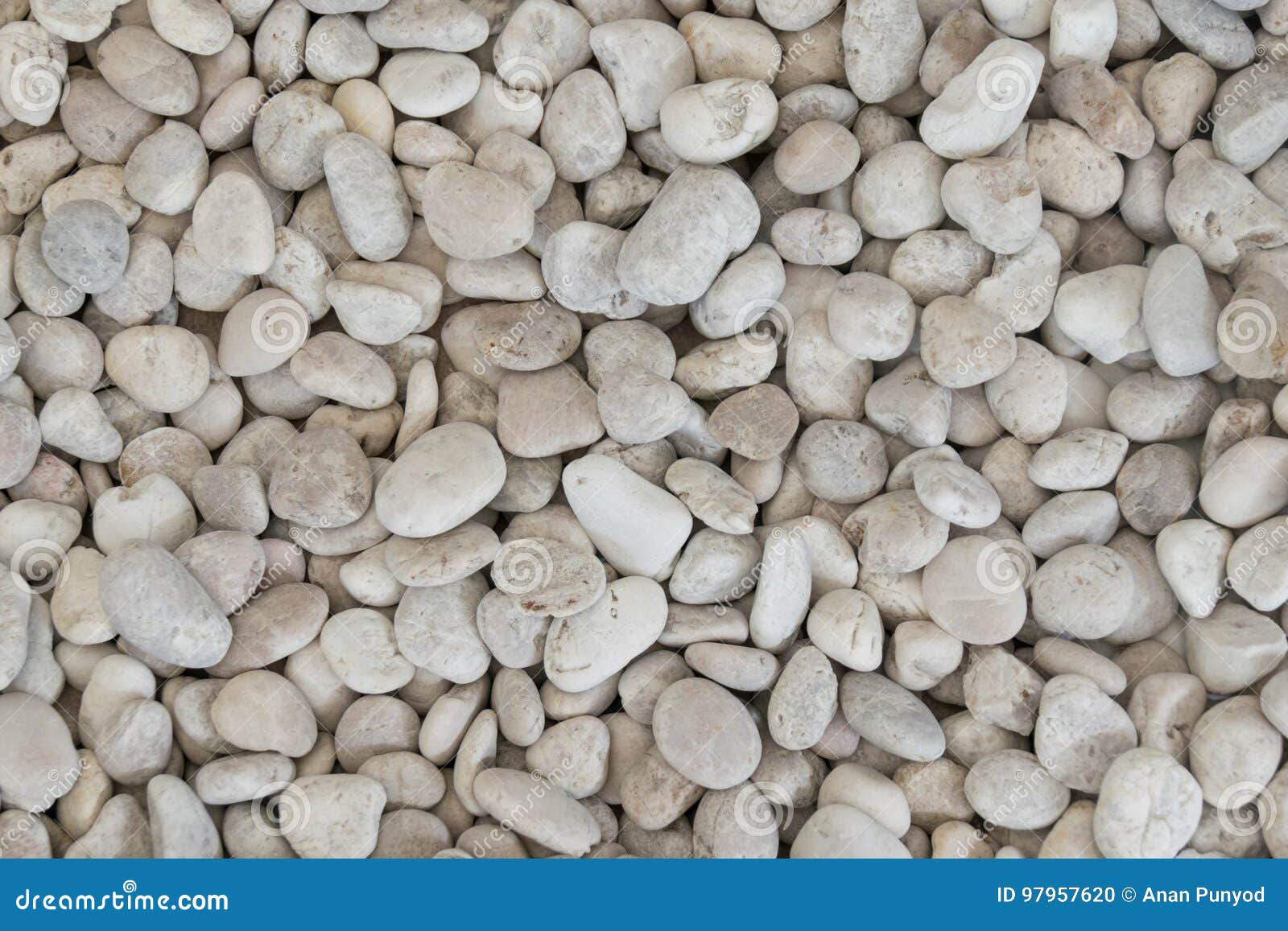 White Rounded Rocks Stones Texture Abstract Background Stock Photo ...