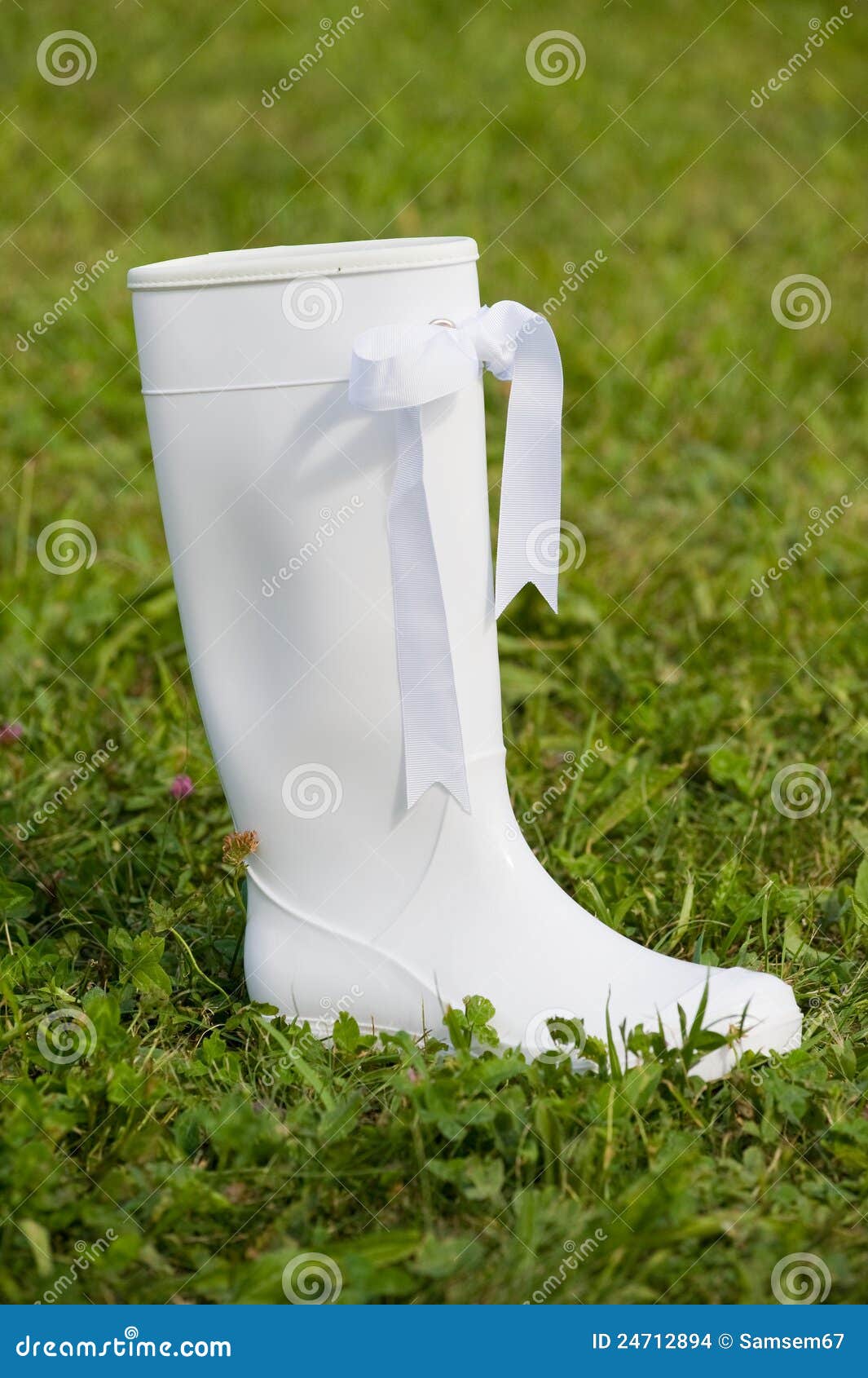 White rubber boot stock photo. Image of fashion, protection - 24712894