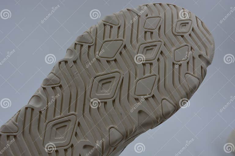 A White Rubber Sole with an Interesting Pattern from the New White ...
