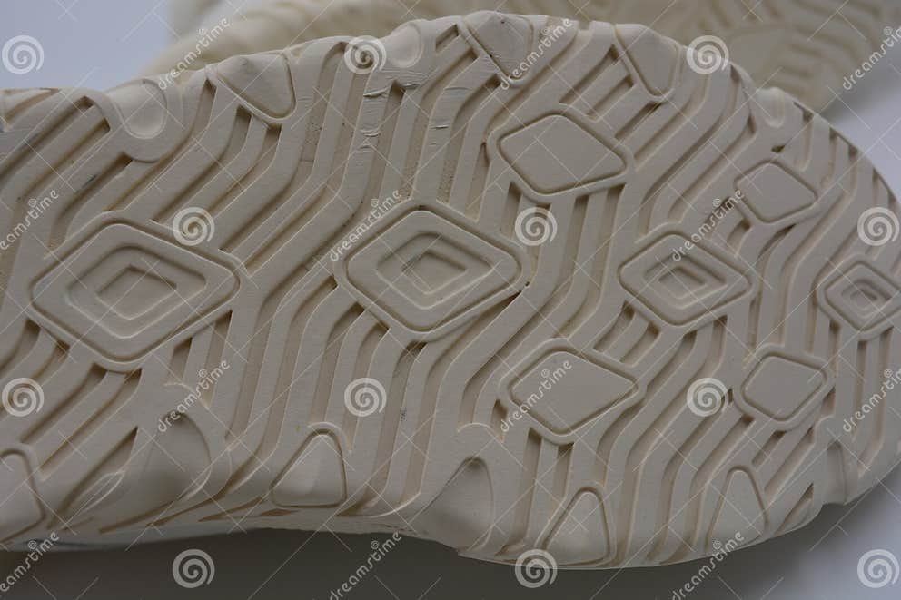 A White Rubber Sole with an Interesting Pattern from the New White ...