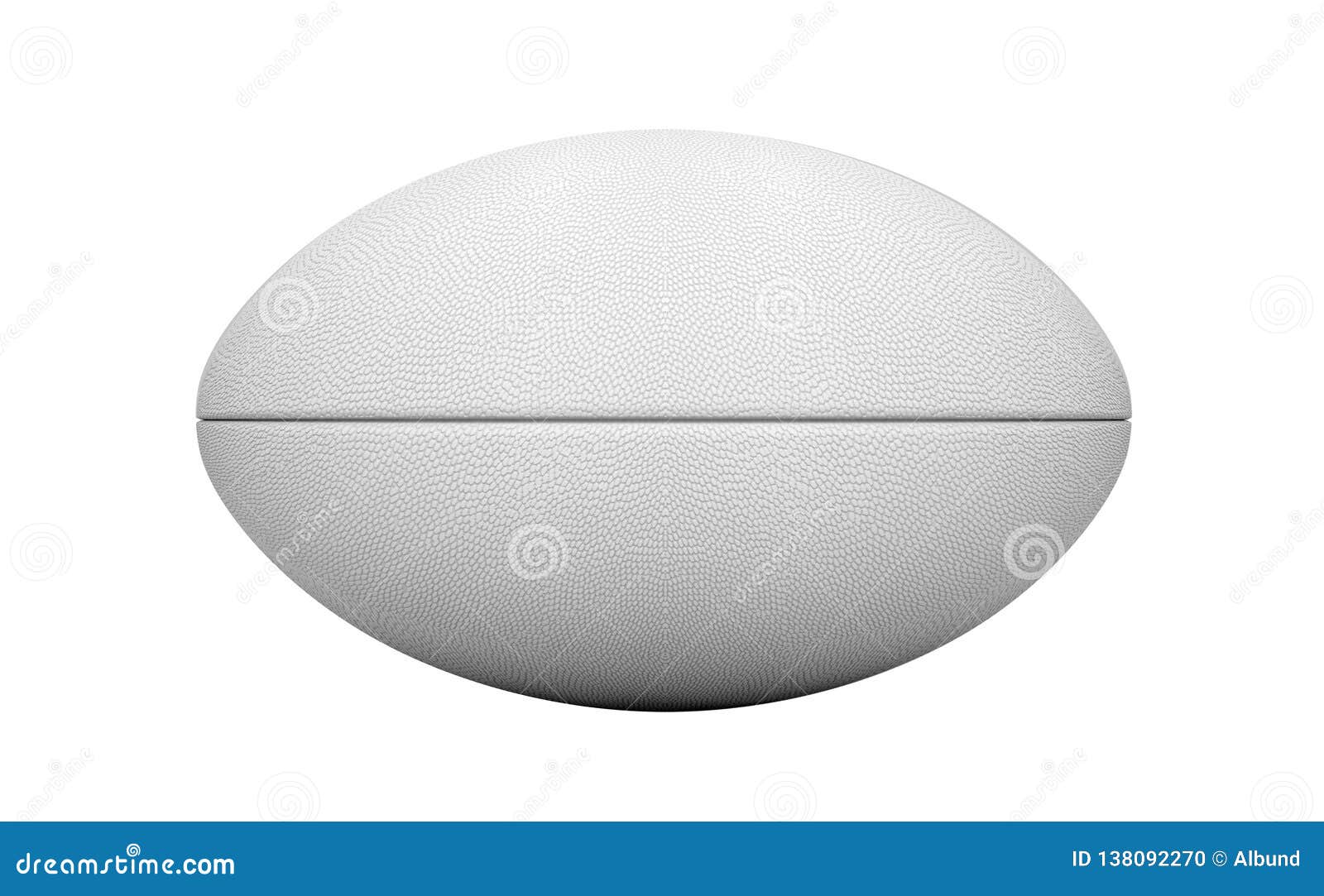 White Rugby Ball stock illustration. Illustration of team - 138092270