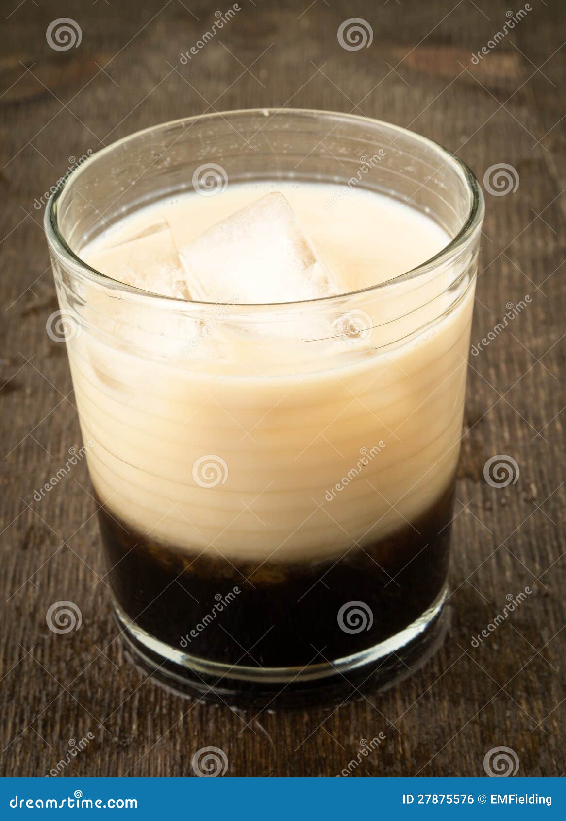 White Russian Cocktail Drink Stock Photo - Image of russian, vodka ...