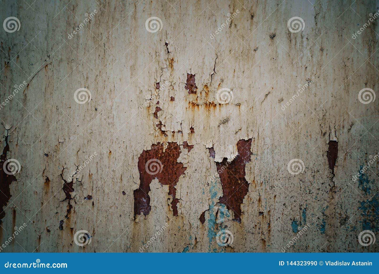 White Rust Metal Decayed Crumpled Sheet Wide Background. Corroded Steel ...