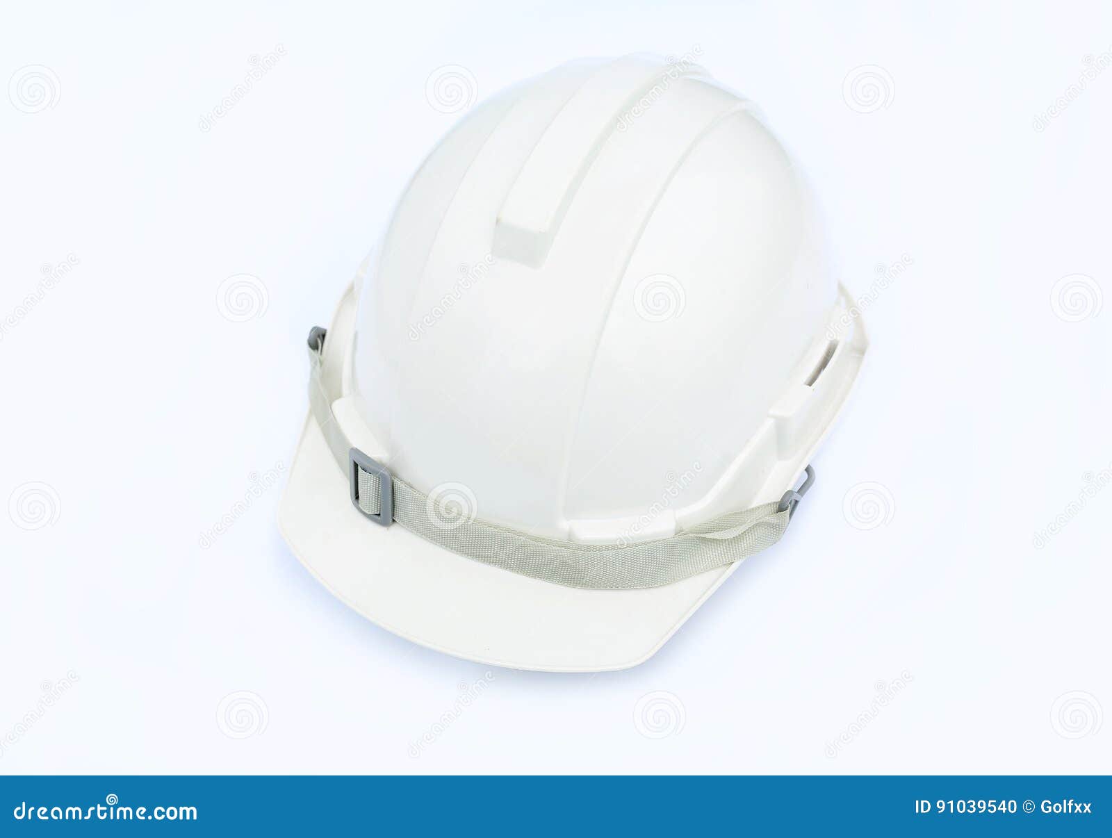 White Safety Helmet Construction on White Stock Photo - Image of ...