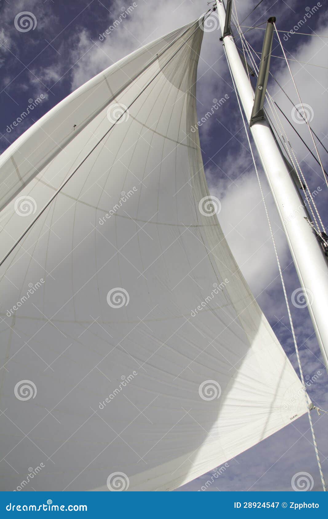 White Sail stock image. Image of sports, beams, manufacturer - 28924547