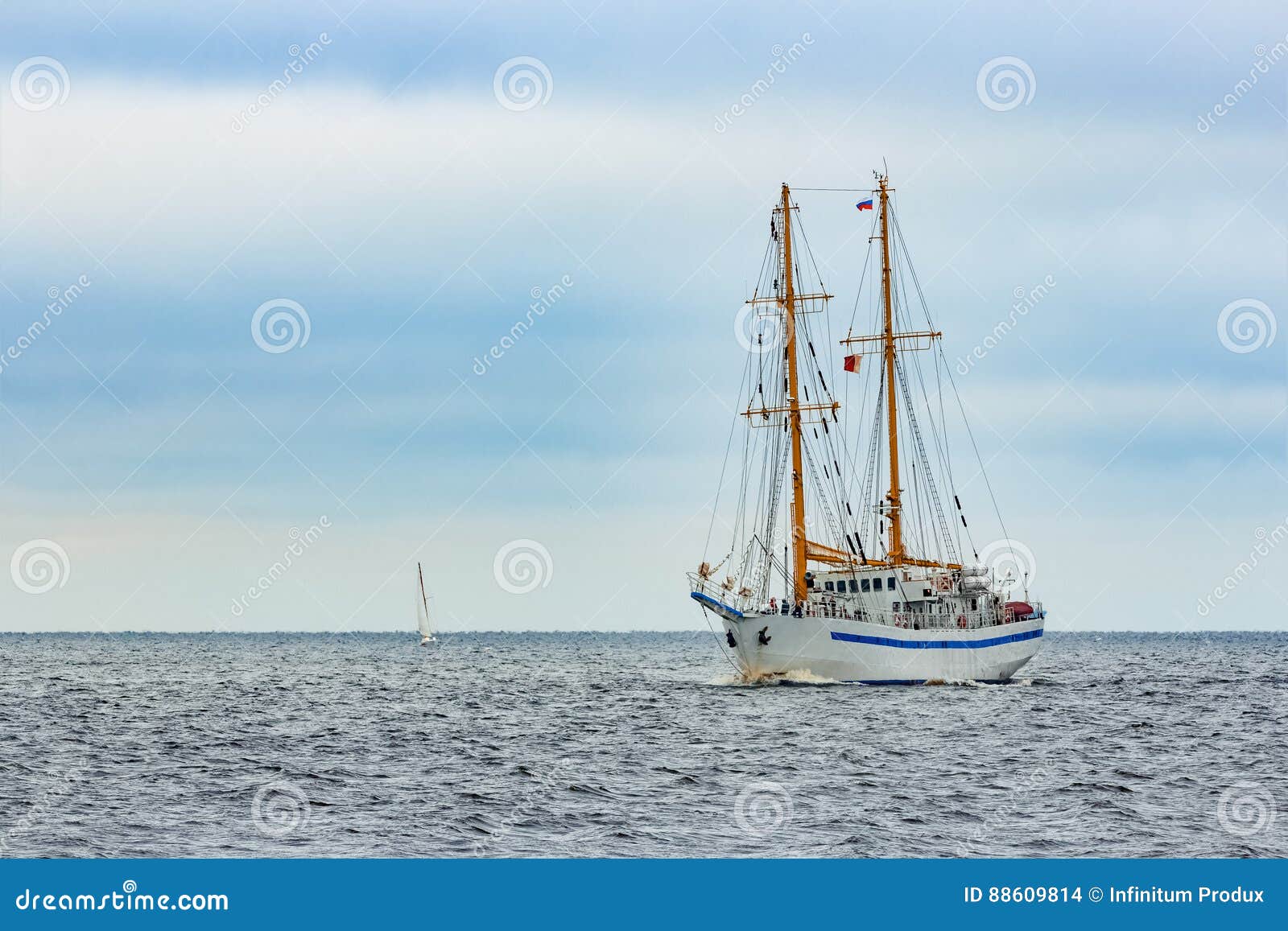 White sailing ship stock photo. Image of historical, exploration - 88609814