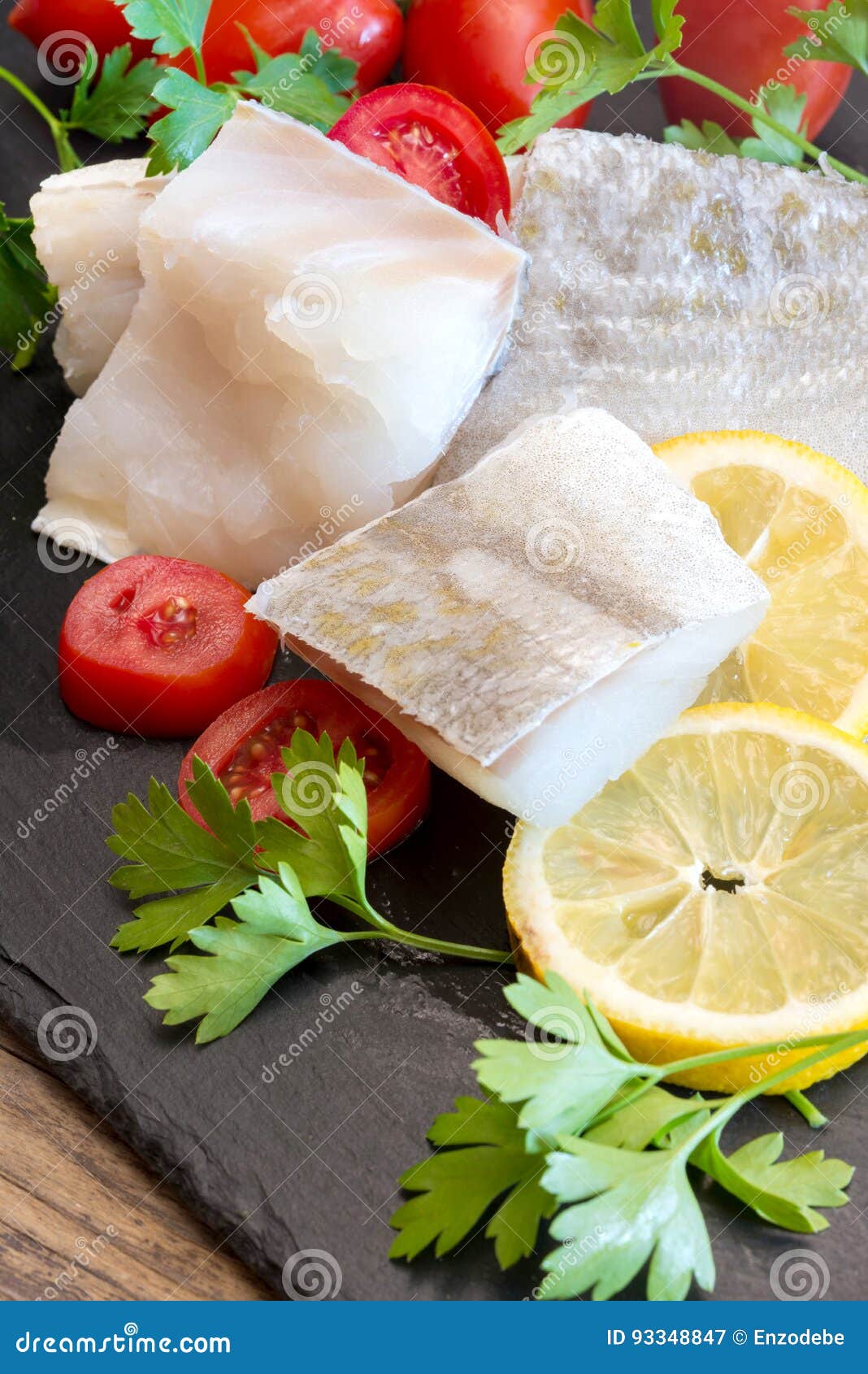 White salted codfish stock image. Image of bacalhau, seafood - 93348847