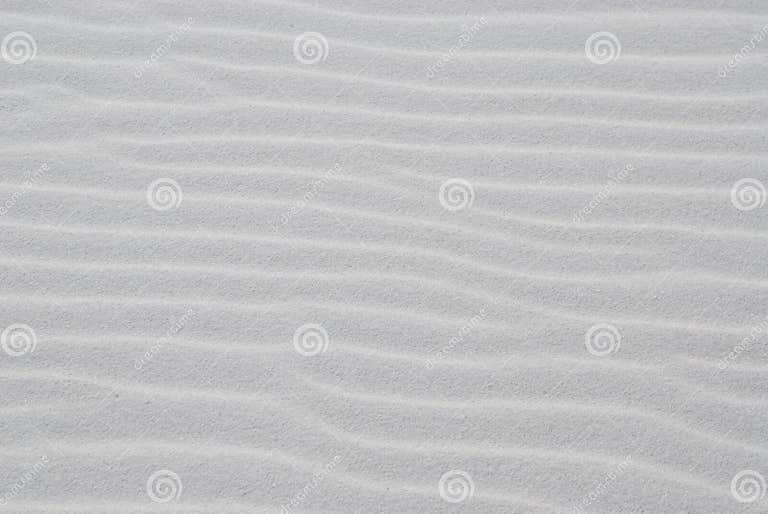 White Sand Beach with Ripples Stock Photo - Image of ripples ...