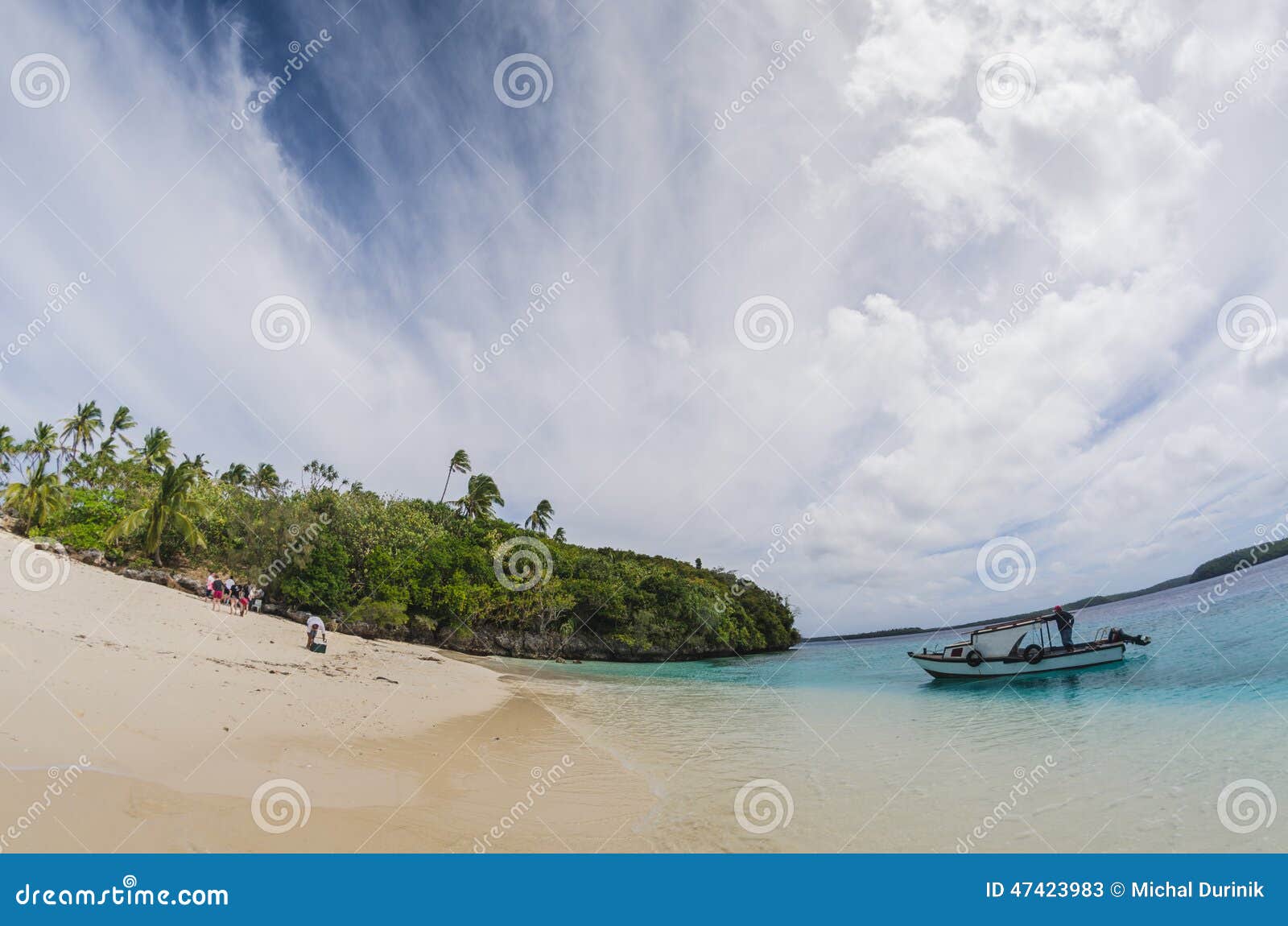 White Sand Beaches in the Kingdom of Tonga Stock Image - Image of shore ...