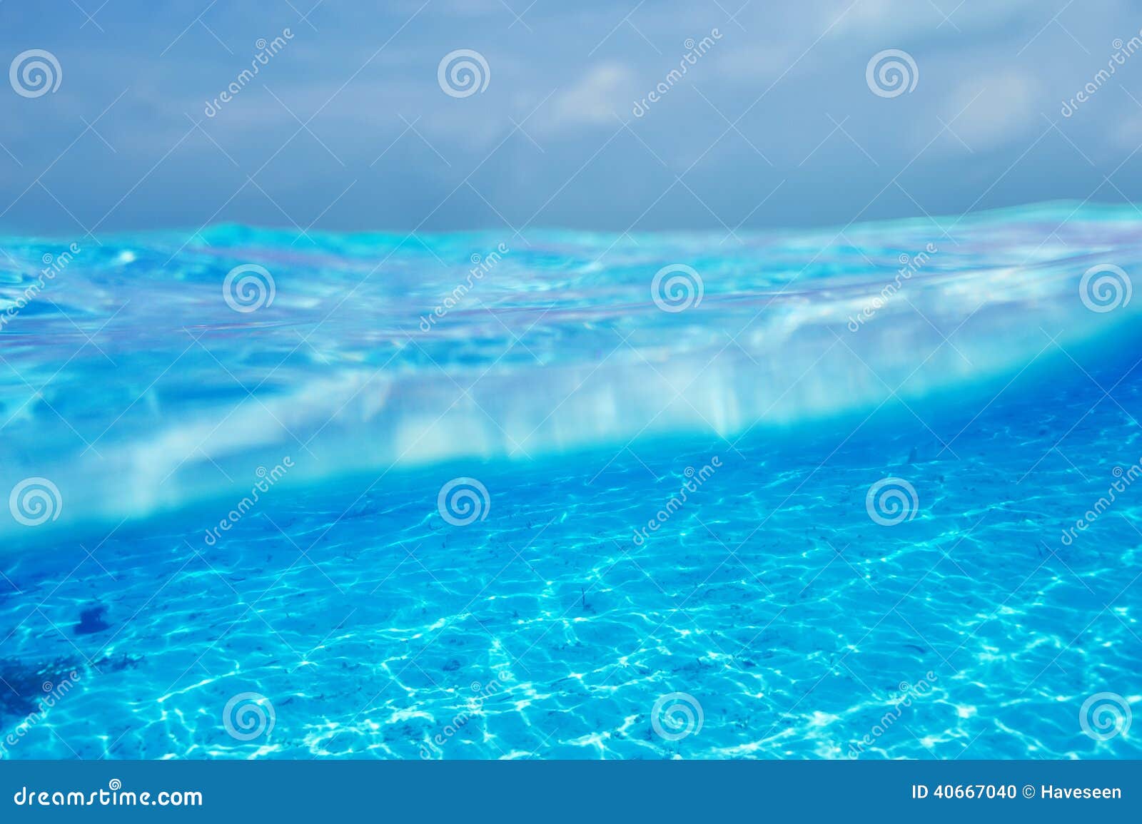 A White Sand Bottom in Clear Water Stock Photo - Image of maldives ...