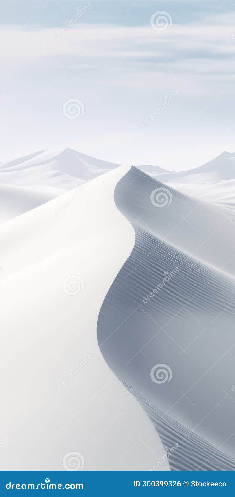White Sand Dunes: Realistic Rendering with Subtle Gradients in 8k ...