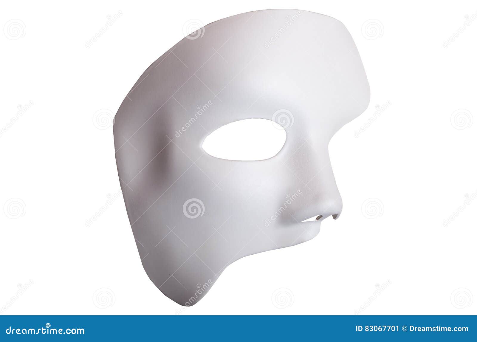 White Scary Mask On A Black Background With Whites Hand. Royalty-Free ...