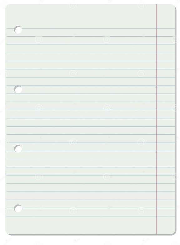 White school paper sheet stock vector. Illustration of notepaper - 85898722