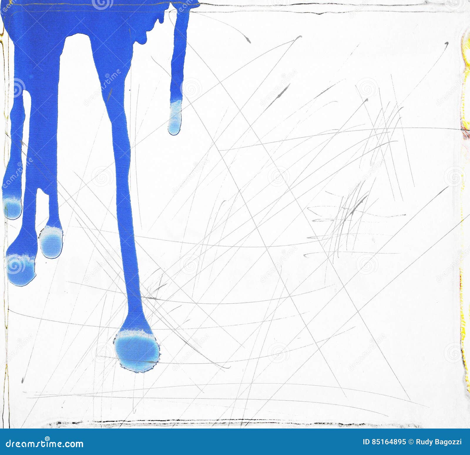 Blue Dripping Slime On Transparent Background Vector Illustration ...